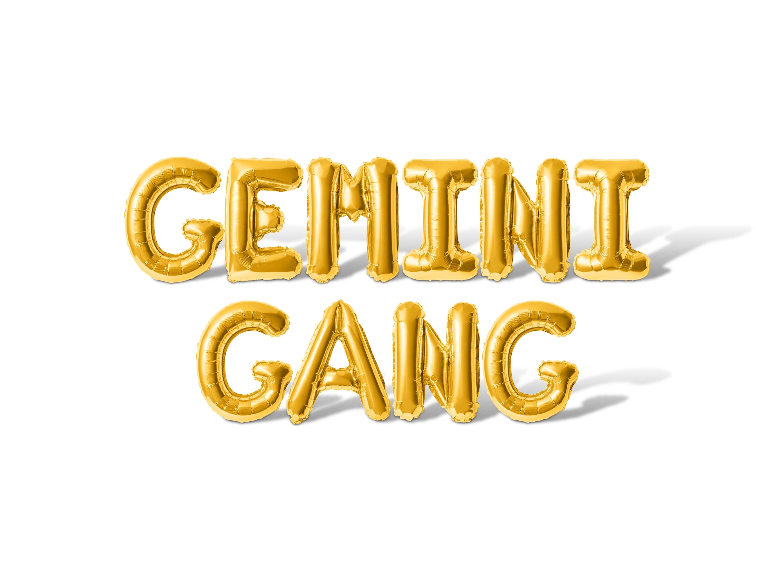Letter Balloons - GEMINI GANG 16" Inch Alphabet Letters Foil Mylar ...