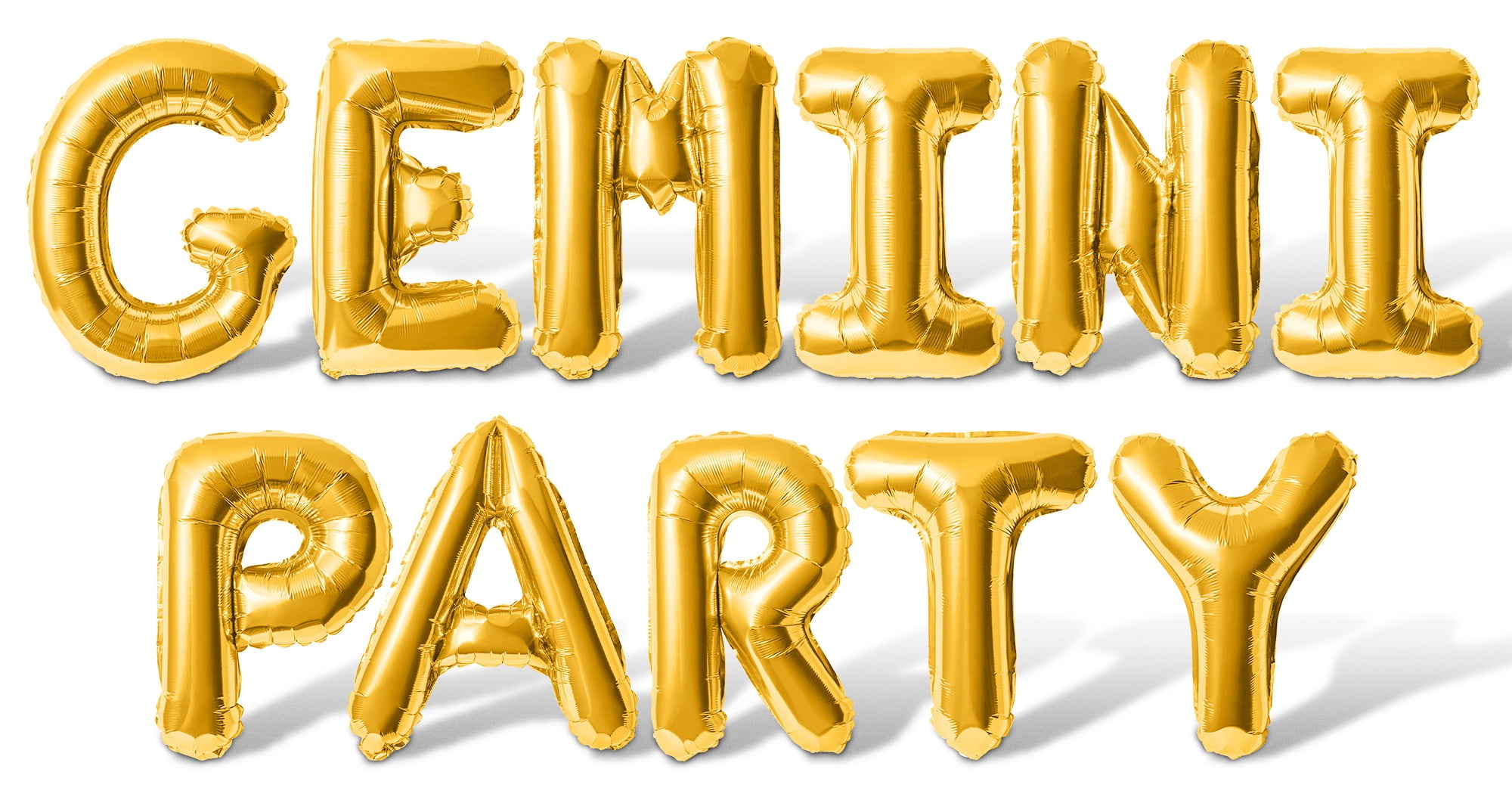 Letter Balloons - GEMINI PARTY 16" Inch Alphabet Letters Foil Mylar ...