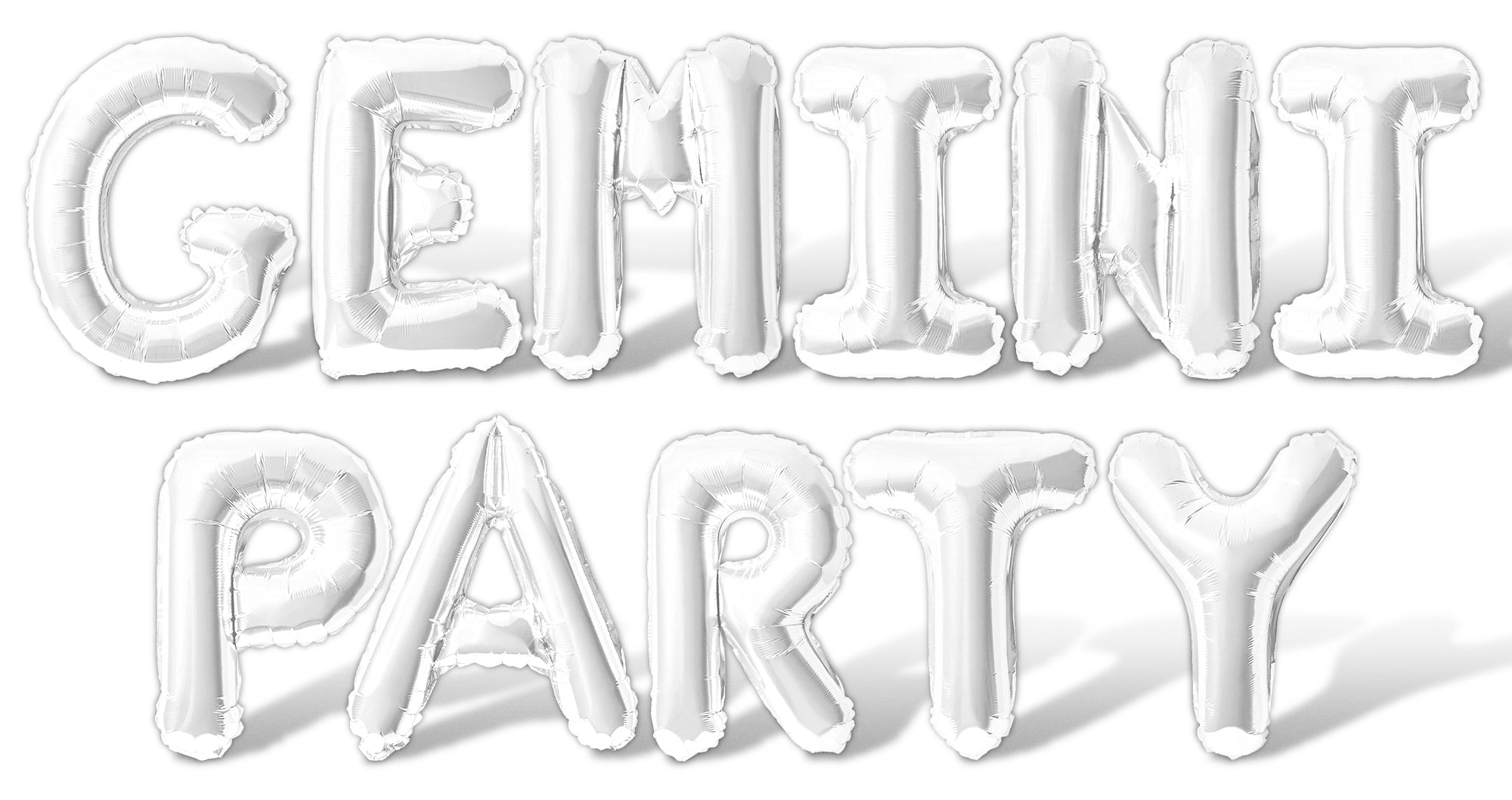 Letter Balloons - GEMINI PARTY 16" Inch Alphabet Letters Foil Mylar ...