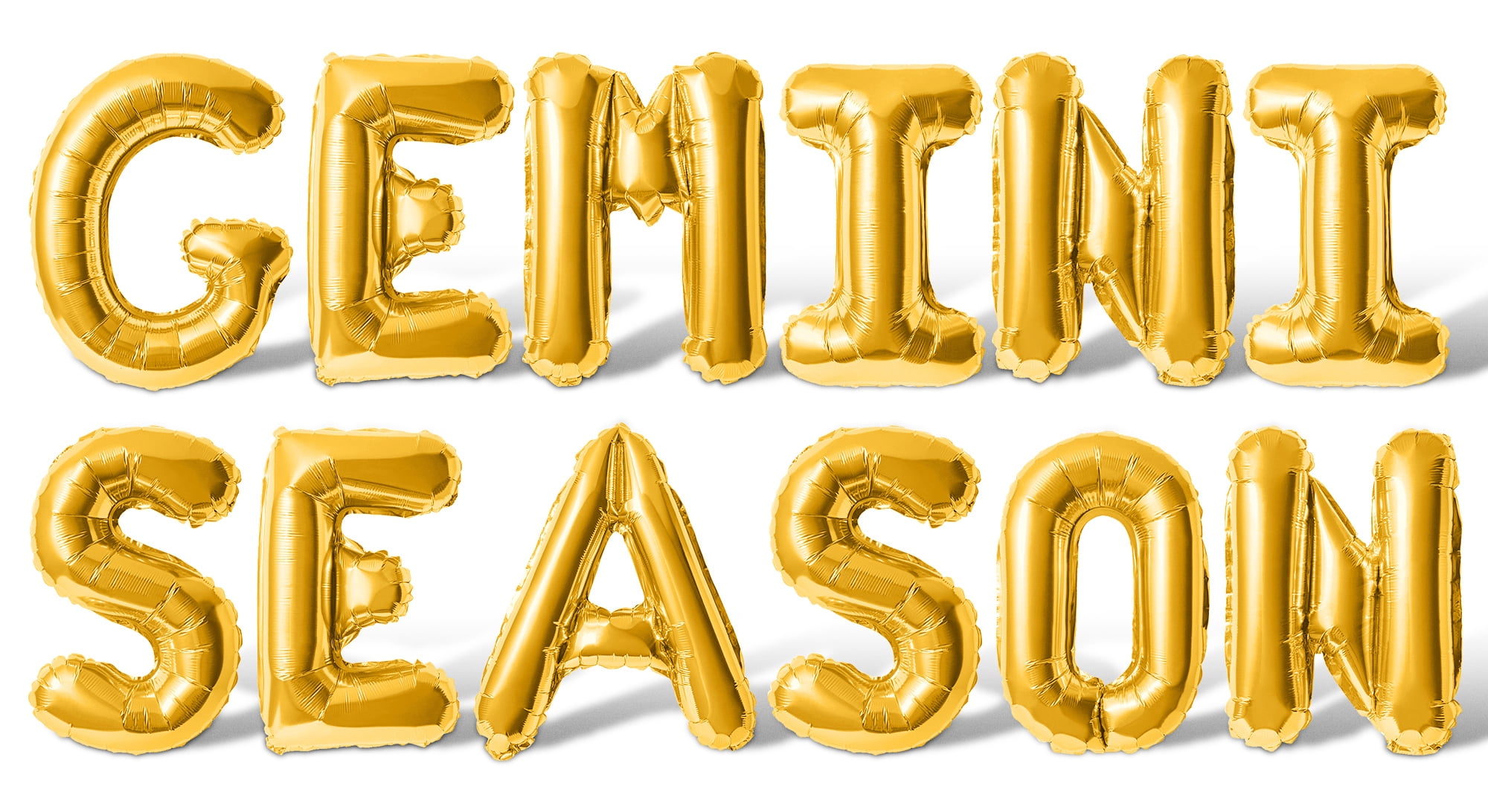 Letter Balloons - GEMINI SEASON 16" Inch Alphabet Letters Foil Mylar ...