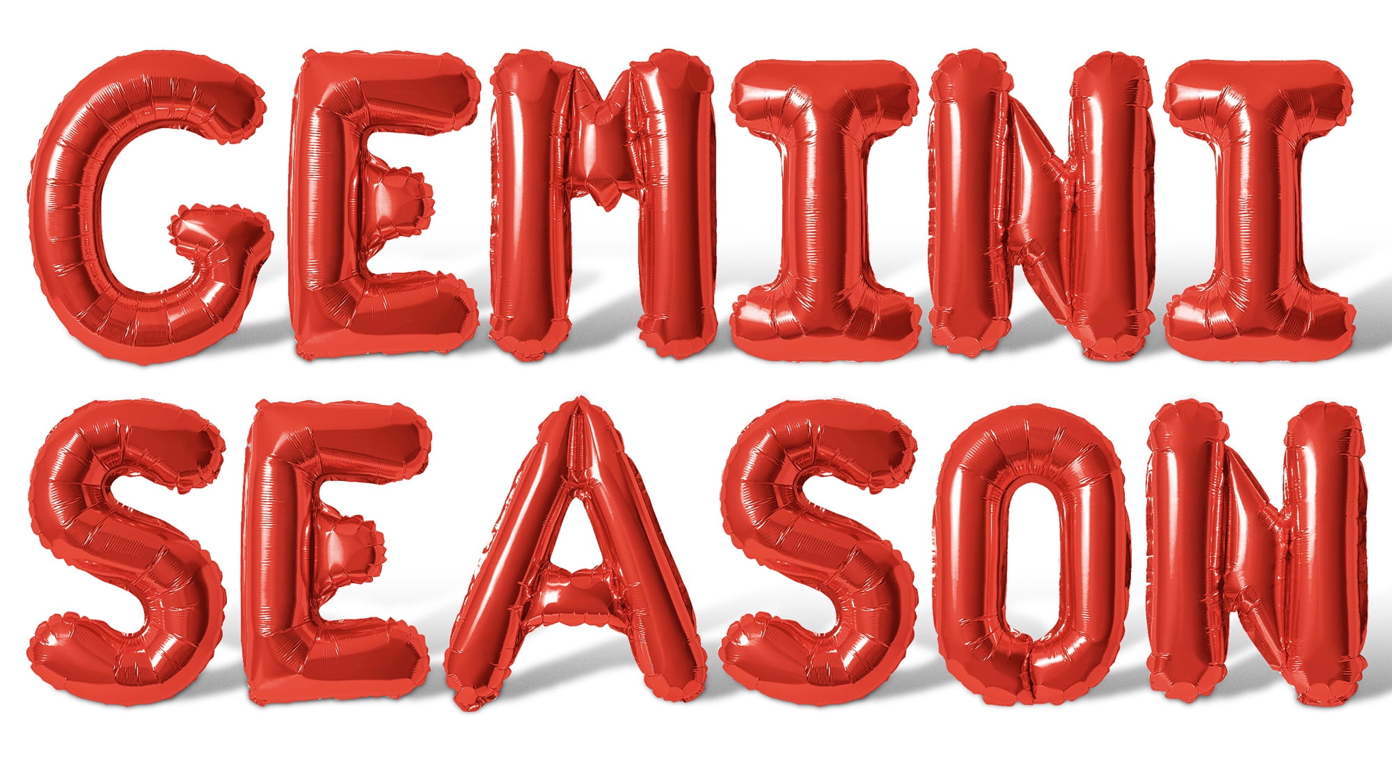 Letter Balloons - GEMINI SEASON 16" Inch Alphabet Letters Foil Mylar ...