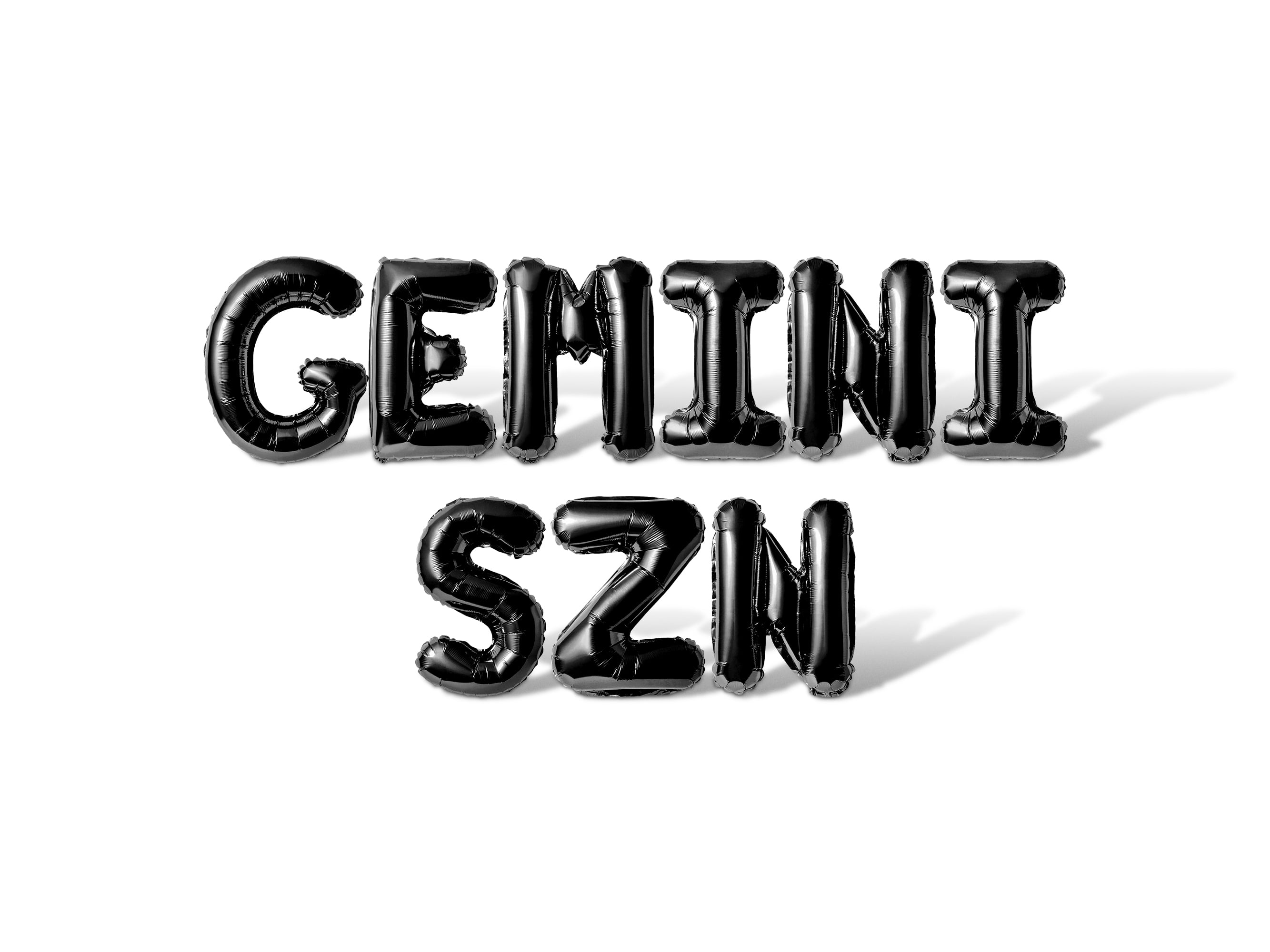 Letter Balloons - GEMINI SZN 16" Inch Alphabet Letters Foil Mylar ...