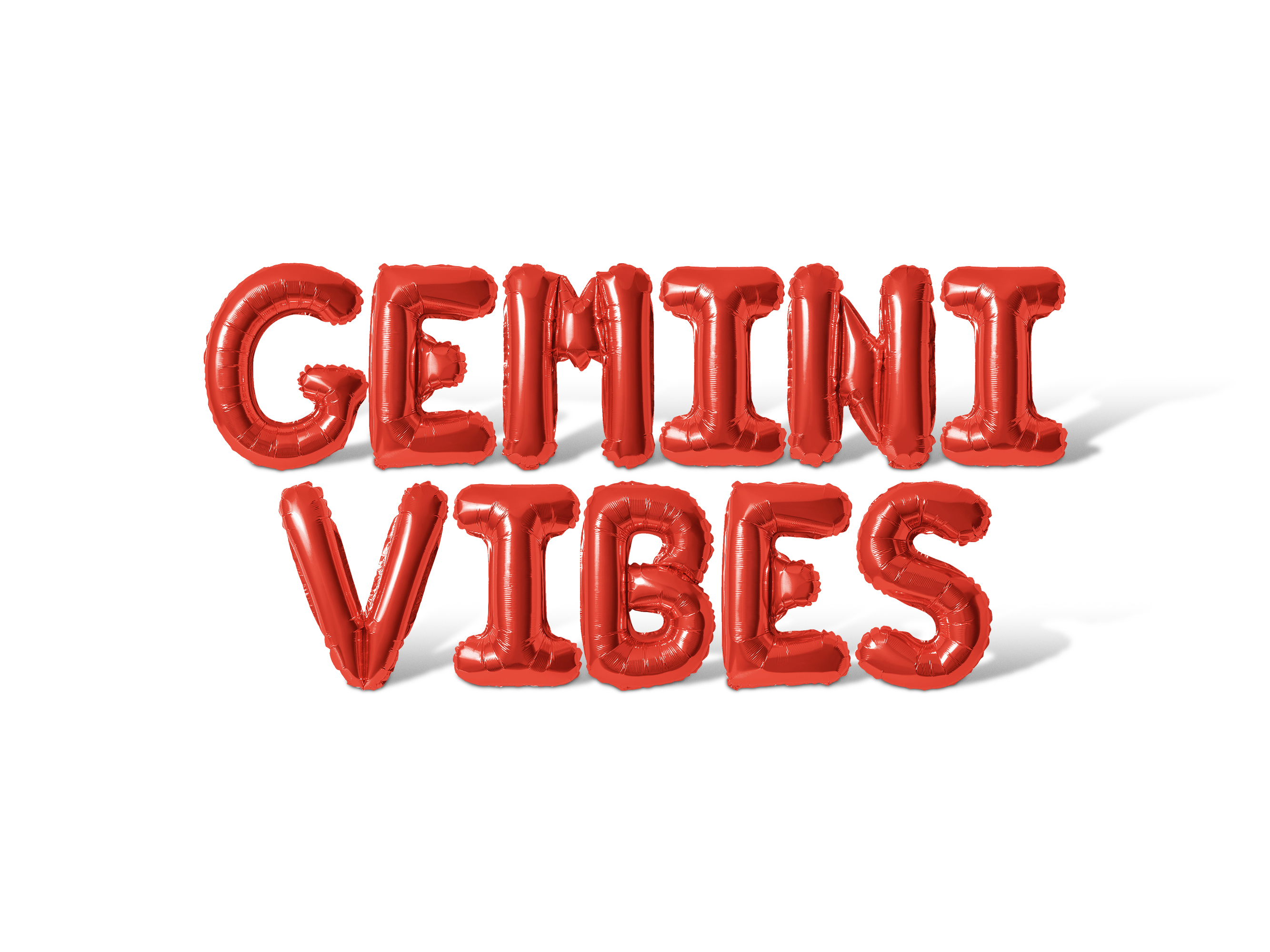 Letter Balloons - GEMINI VIBES 16" Inch Alphabet Letters Foil Mylar ...