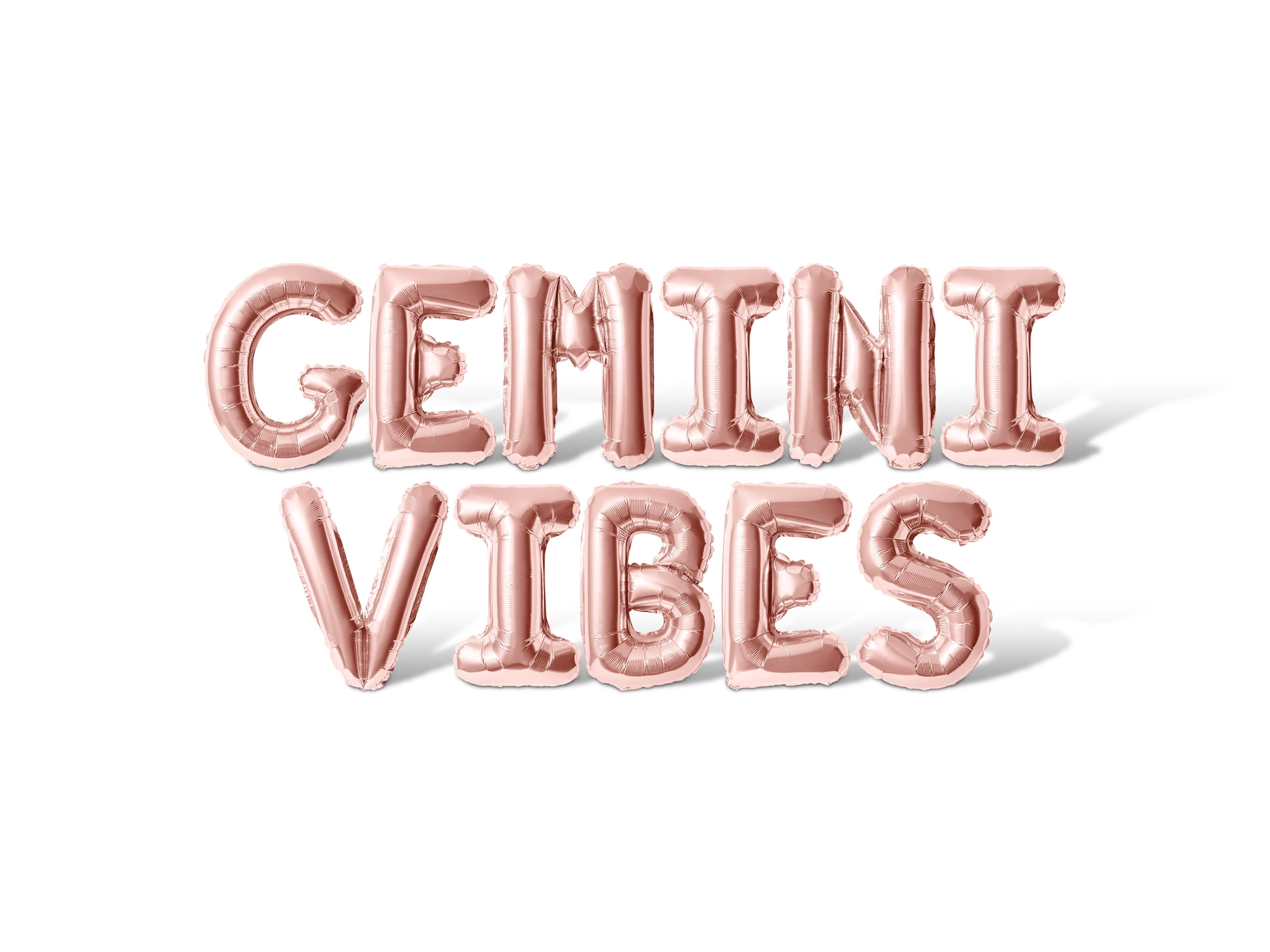 Letter Balloons - GEMINI VIBES 16" Inch Alphabet Letters Foil Mylar ...