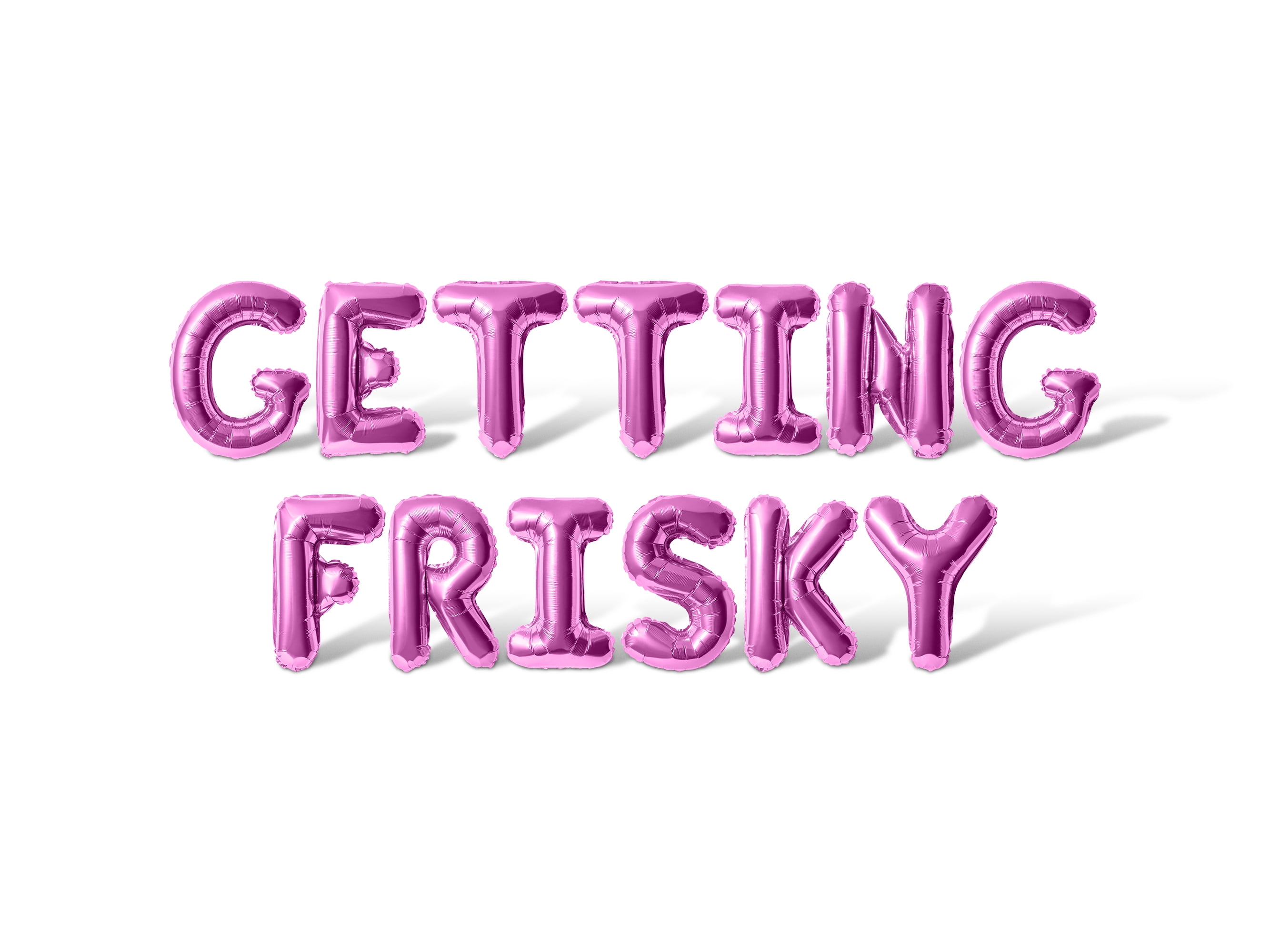 Letter Balloons - GETTING FRISKY 16" Inch Alphabet Letters Foil Mylar ...