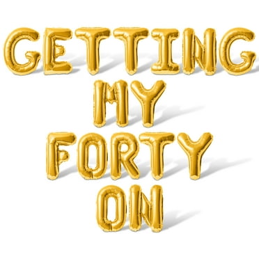 Letter Balloons - KICK BACK AND RELAX 16" Inch Alphabet Letters Foil ...