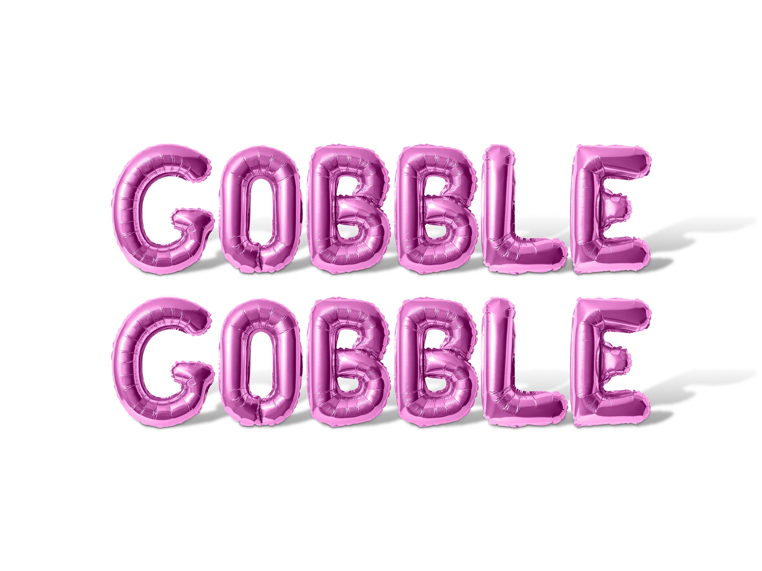 Letter Balloons - GOBBLE GOBBLE 16" Inch Alphabet Letters Foil Mylar ...