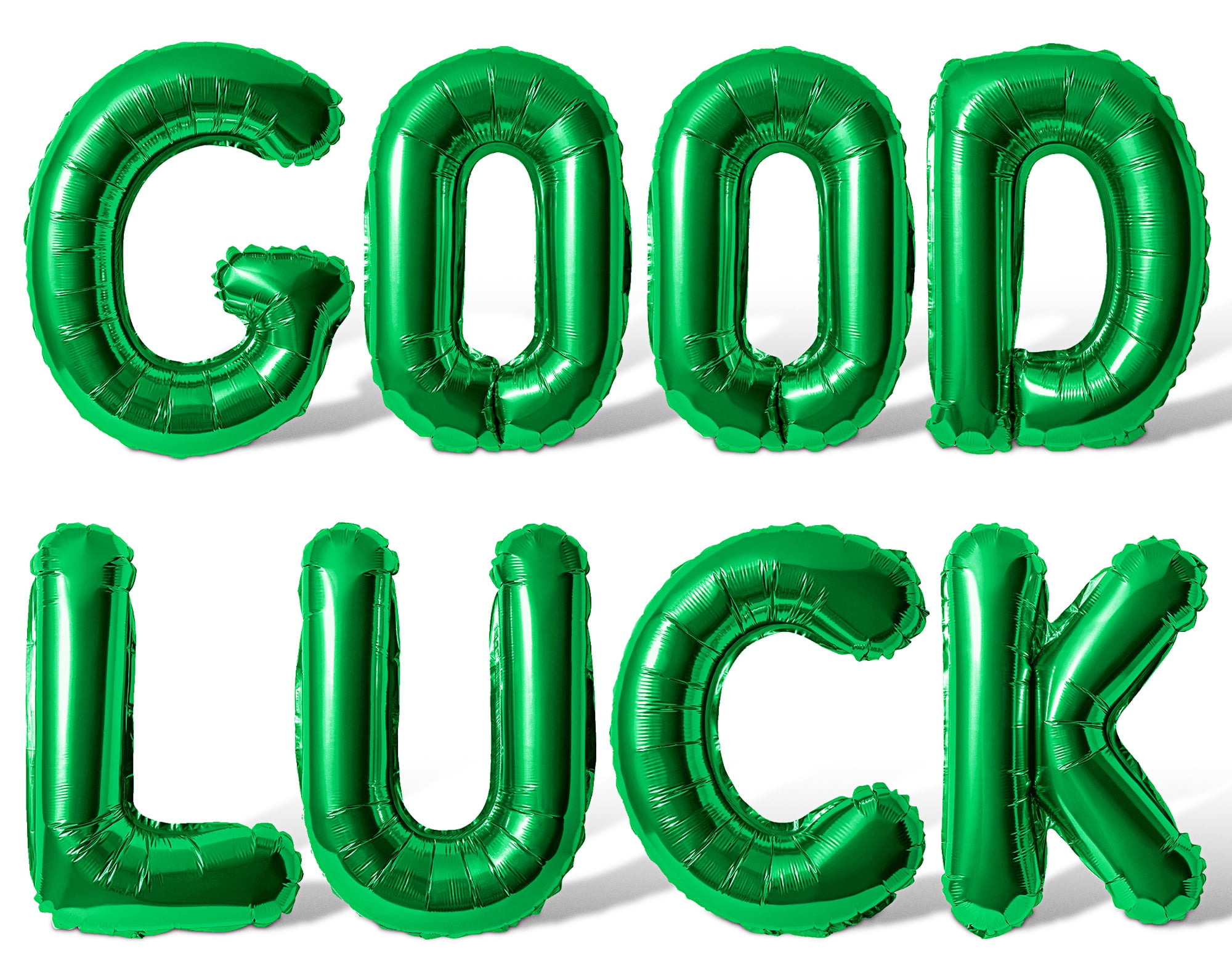 Letter Balloons - GOOD LUCK 16" Inch Alphabet Letters Foil Mylar ...
