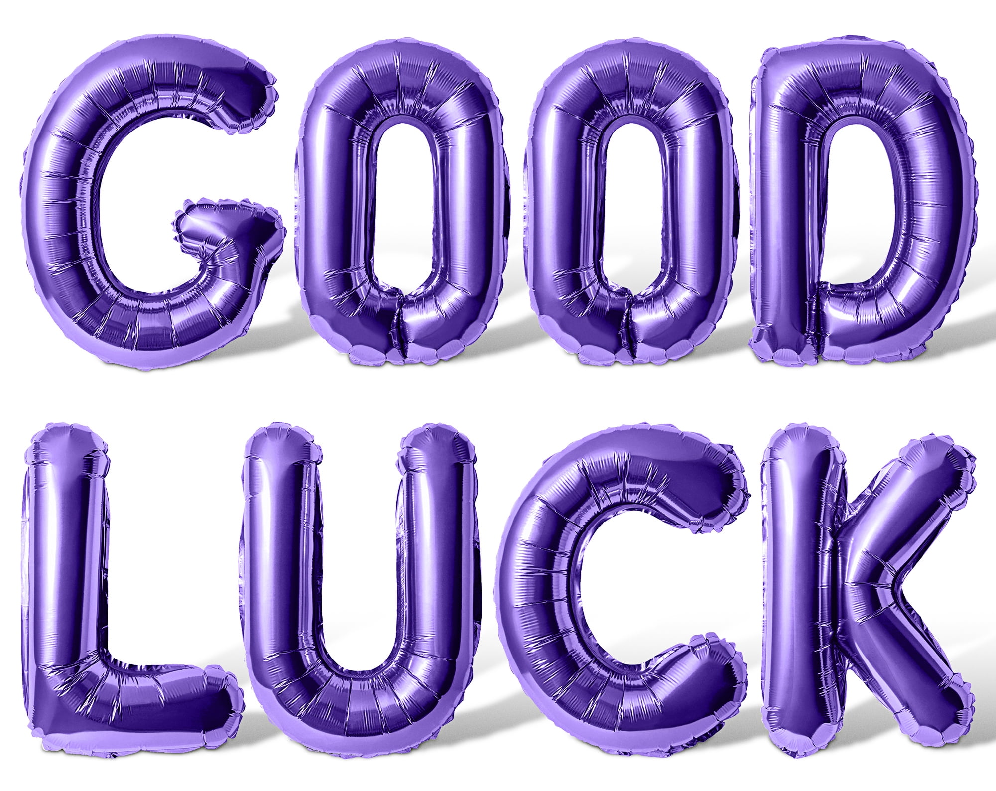Letter Balloons - GOOD LUCK 16" Inch Alphabet Letters Foil Mylar ...