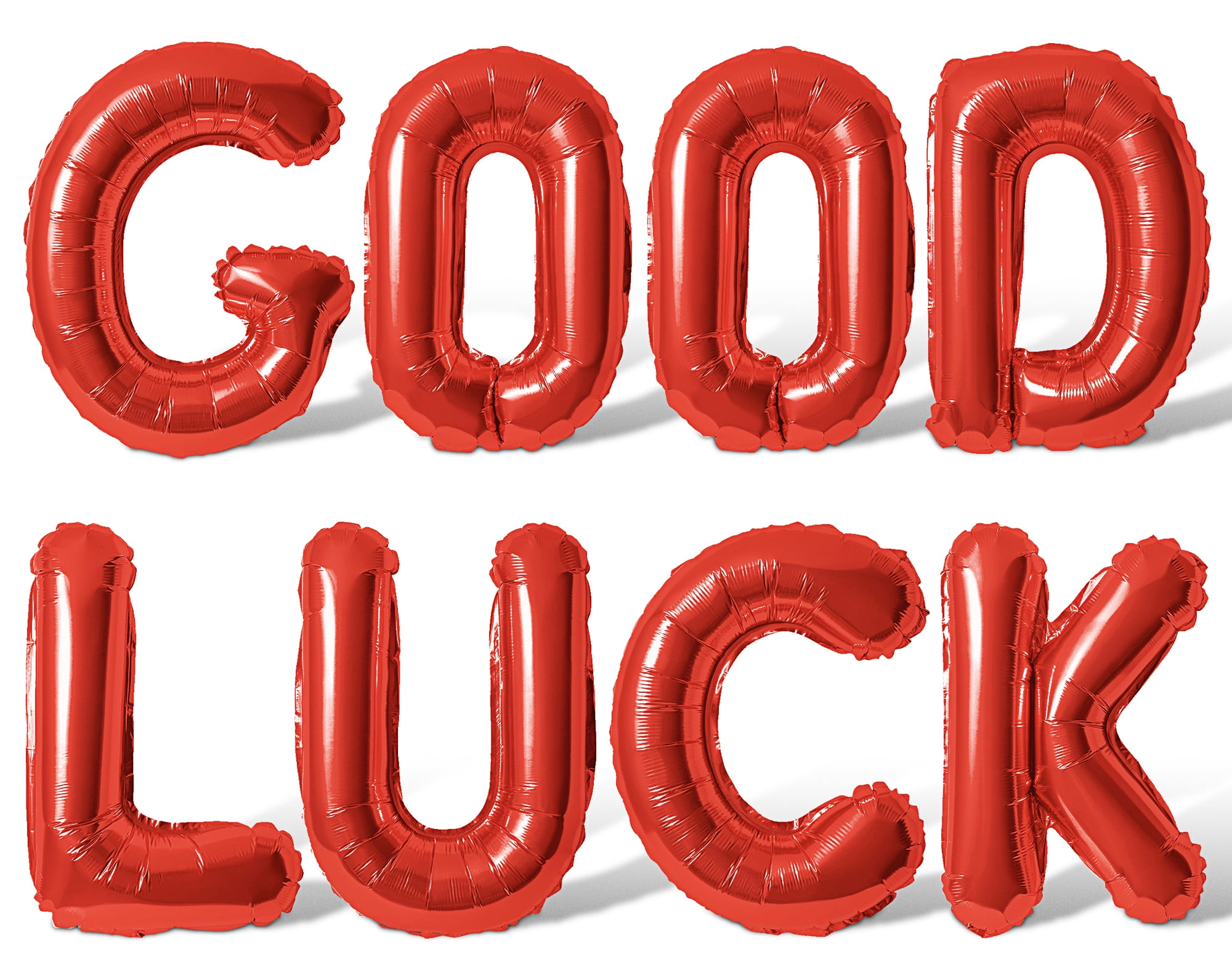 Letter Balloons - GOOD LUCK 16" Inch Alphabet Letters Foil Mylar ...