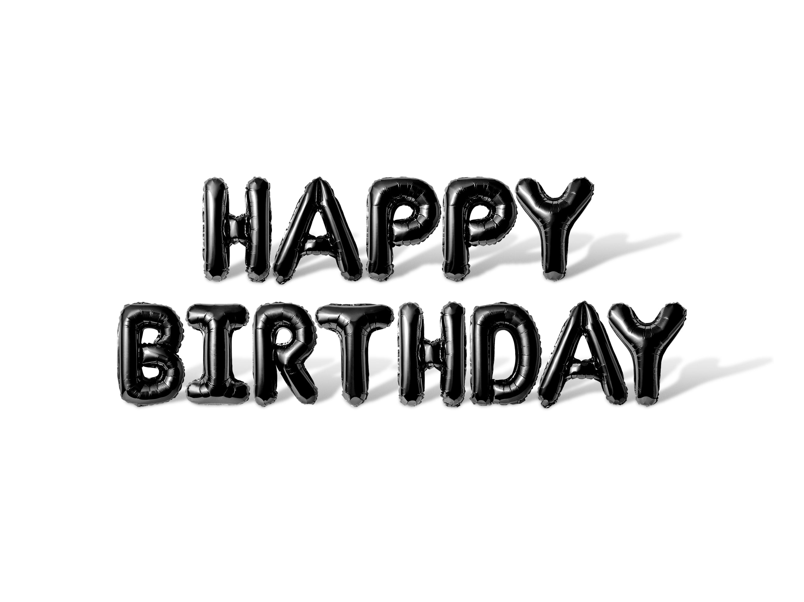 Letter Balloons - HAPPY BIRTHDAY 16" Inch Alphabet Letters Foil Mylar ...