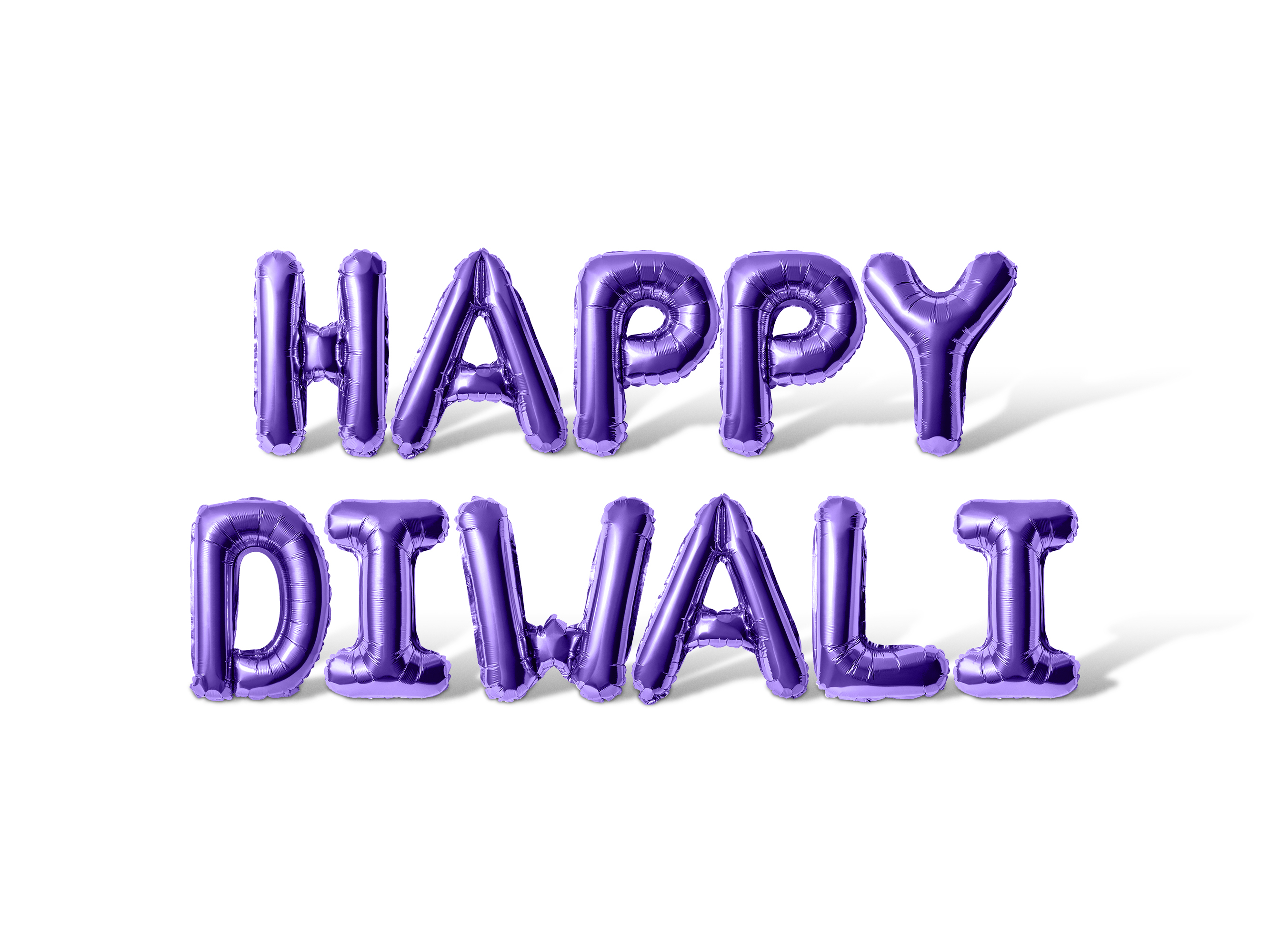 Letter Balloons - HAPPY DIWALI 16" Inch Alphabet Letters Foil Mylar ...