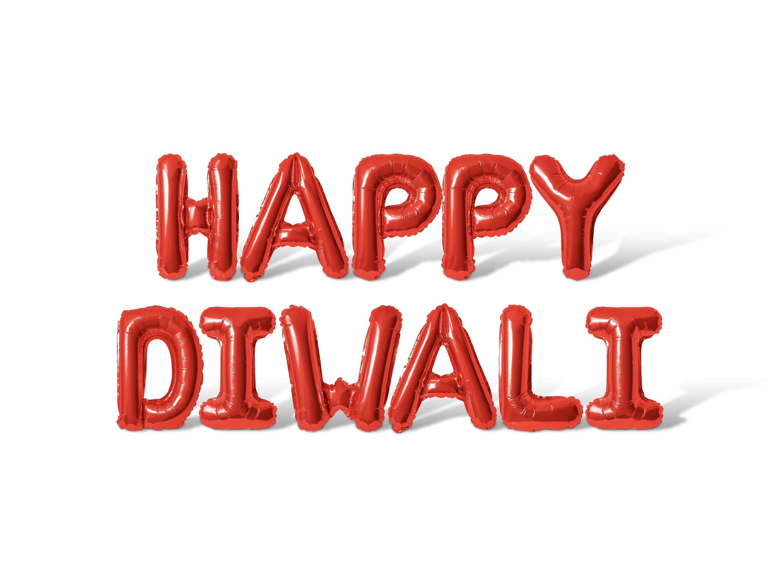 Letter Balloons - HAPPY DIWALI 16" Inch Alphabet Letters Foil Mylar ...
