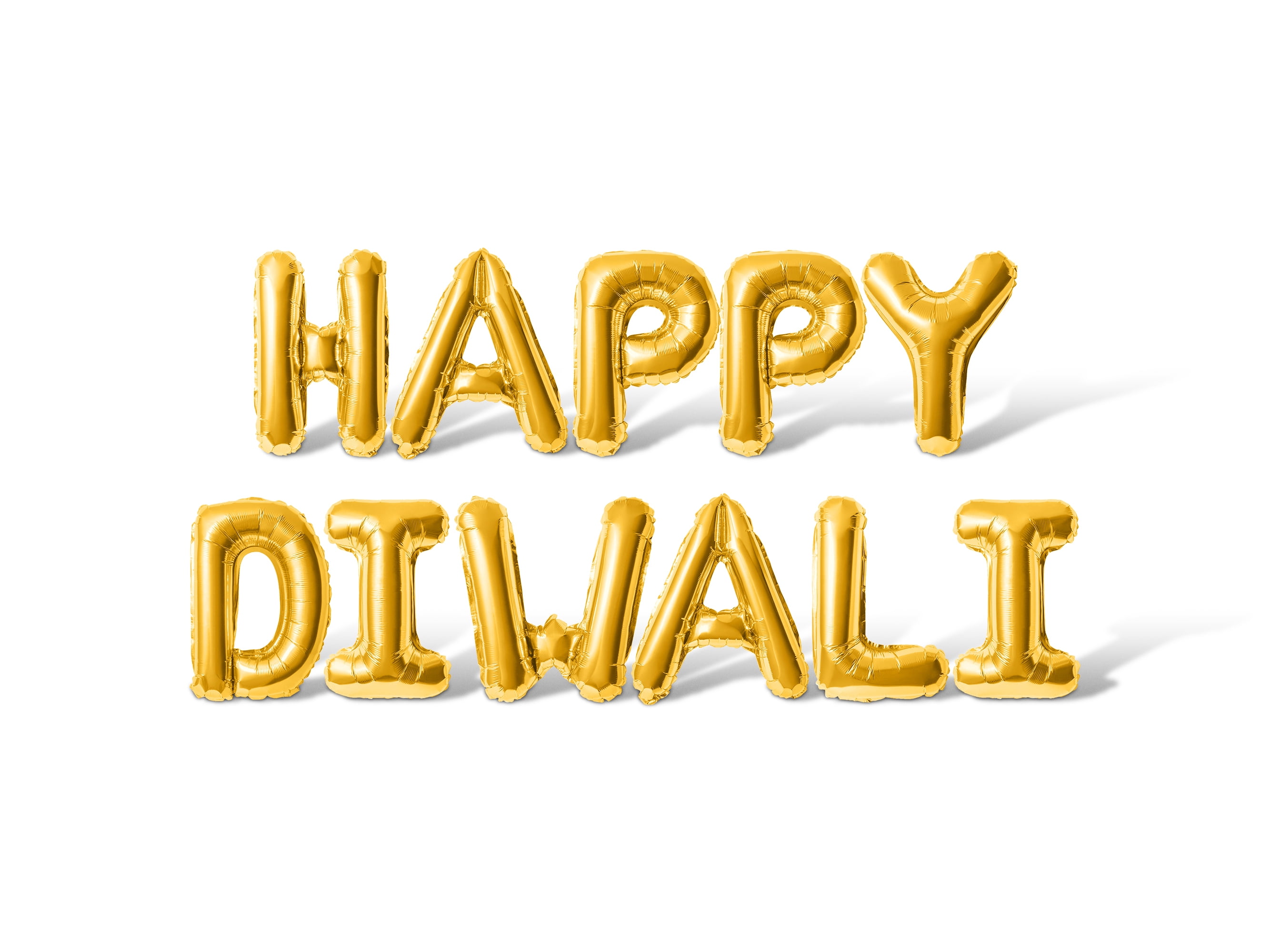 Letter Balloons - HAPPY DIWALI 16" Inch Alphabet Letters Foil Mylar ...