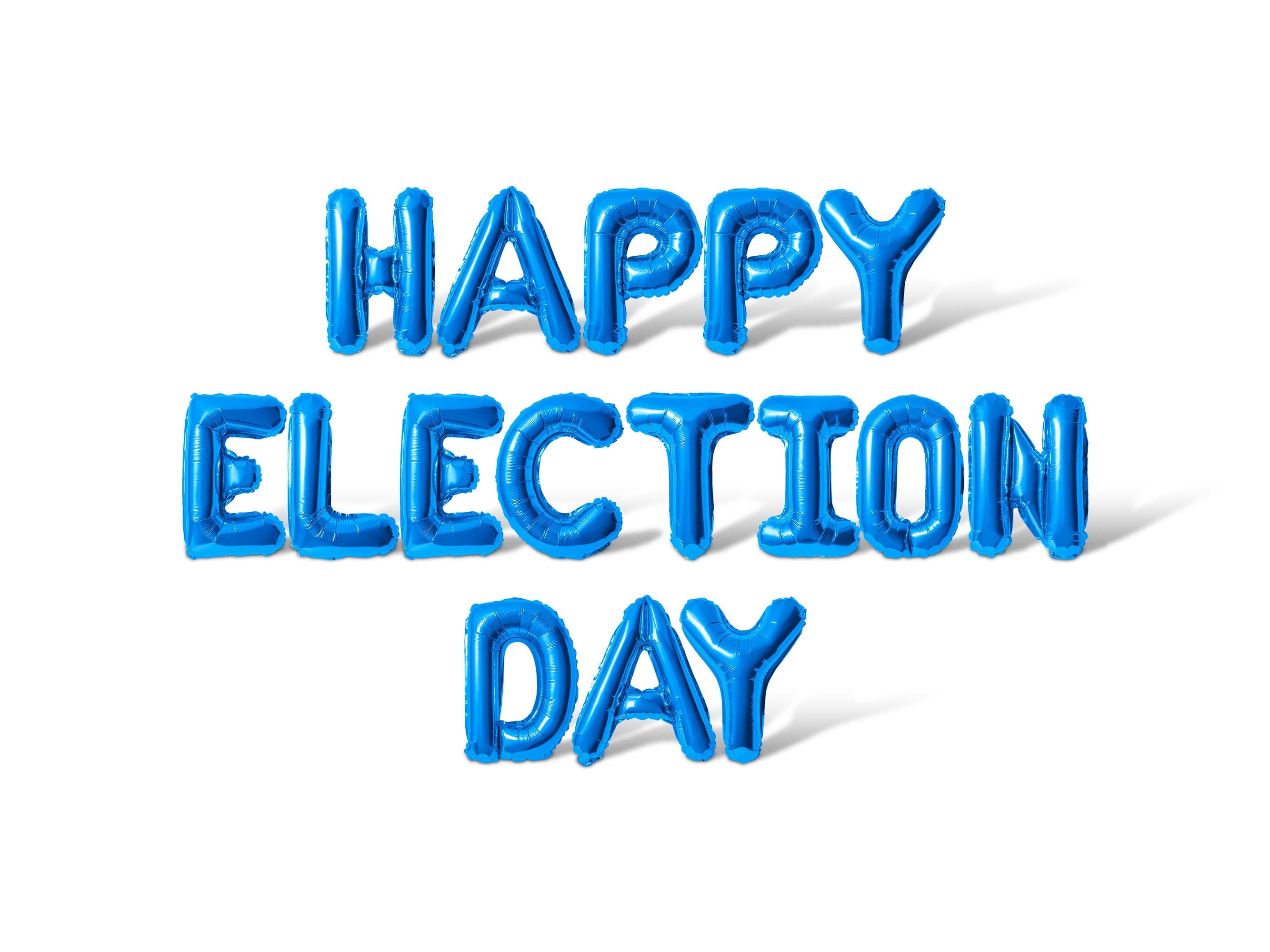 Letter Balloons - HAPPY ELECTION DAY 16" Inch Alphabet Letters Foil ...