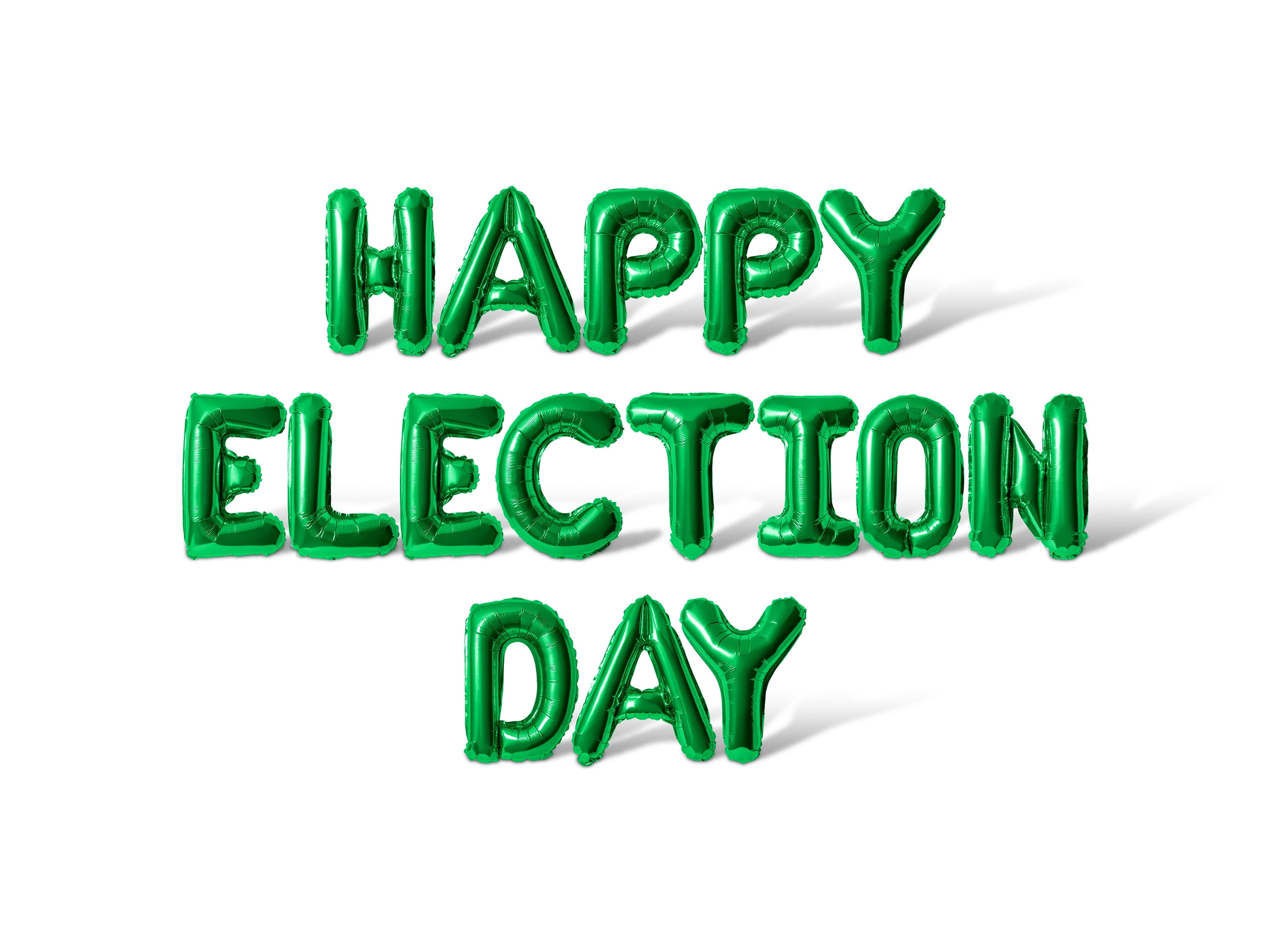 Letter Balloons - HAPPY ELECTION DAY 16" Inch Alphabet Letters Foil ...