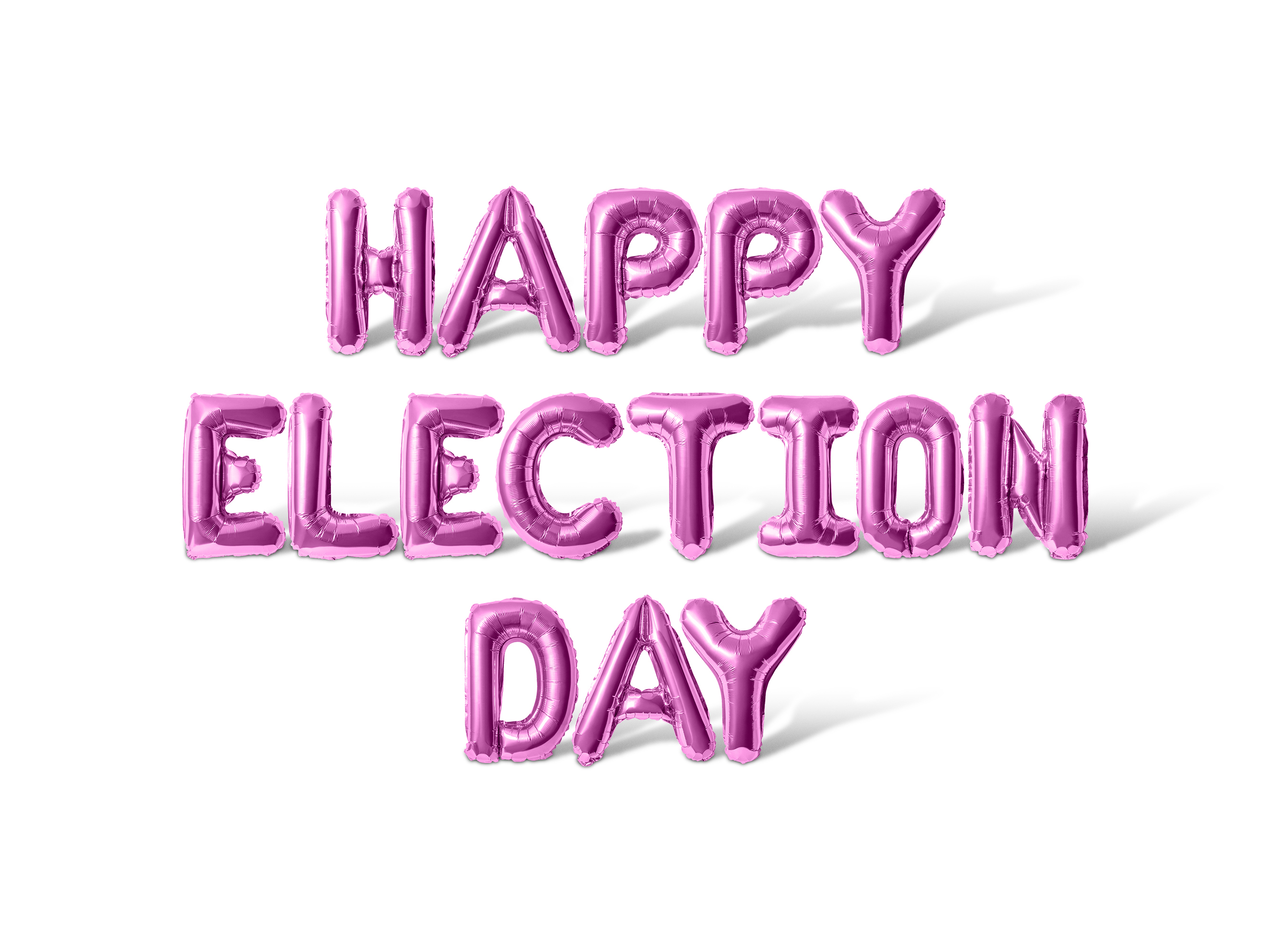 Letter Balloons - HAPPY ELECTION DAY 16" Inch Alphabet Letters Foil ...