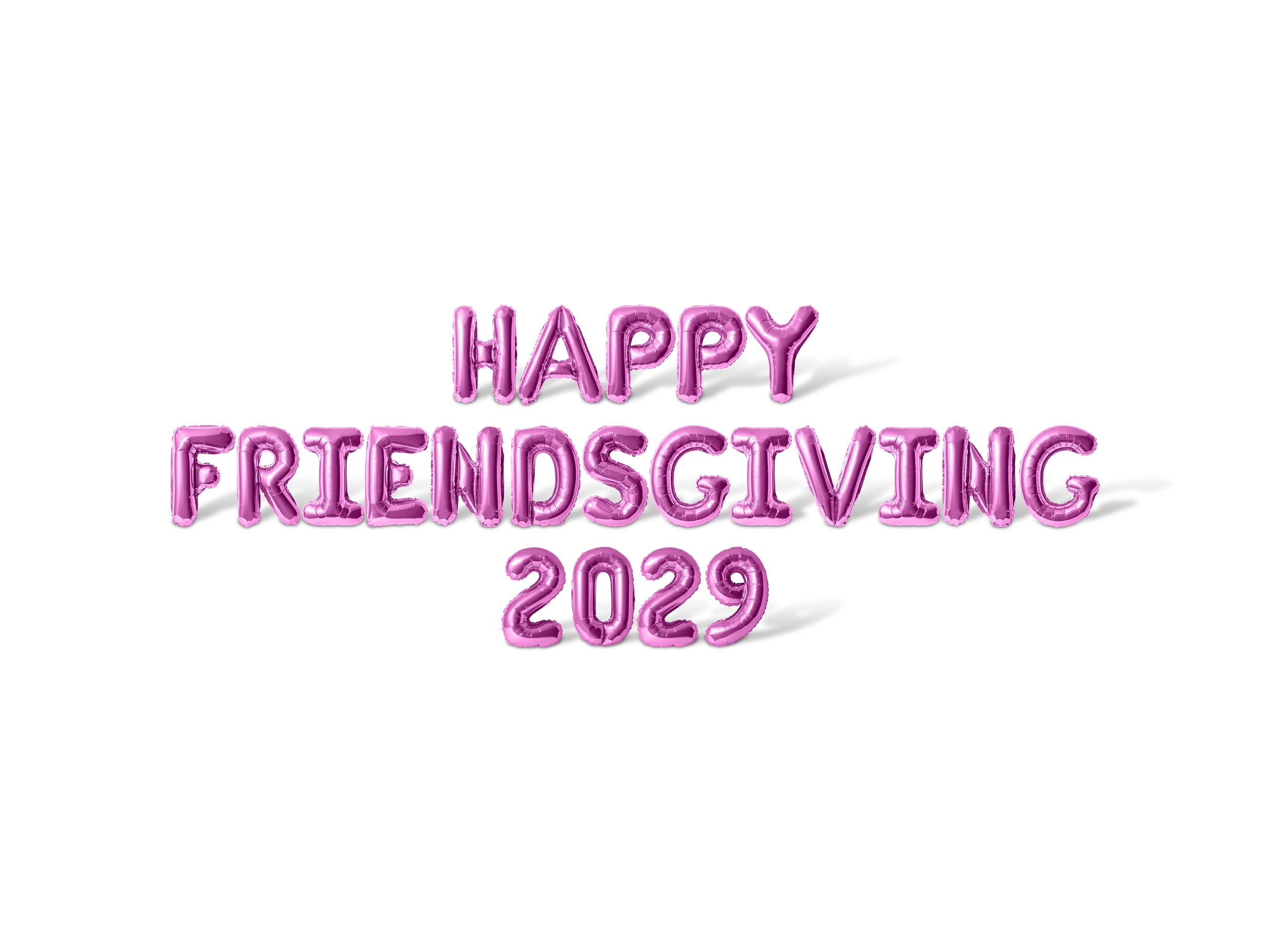 Letter Balloons - HAPPY FRIENDSGIVING 2029 16" Inch Alphabet Letters ...