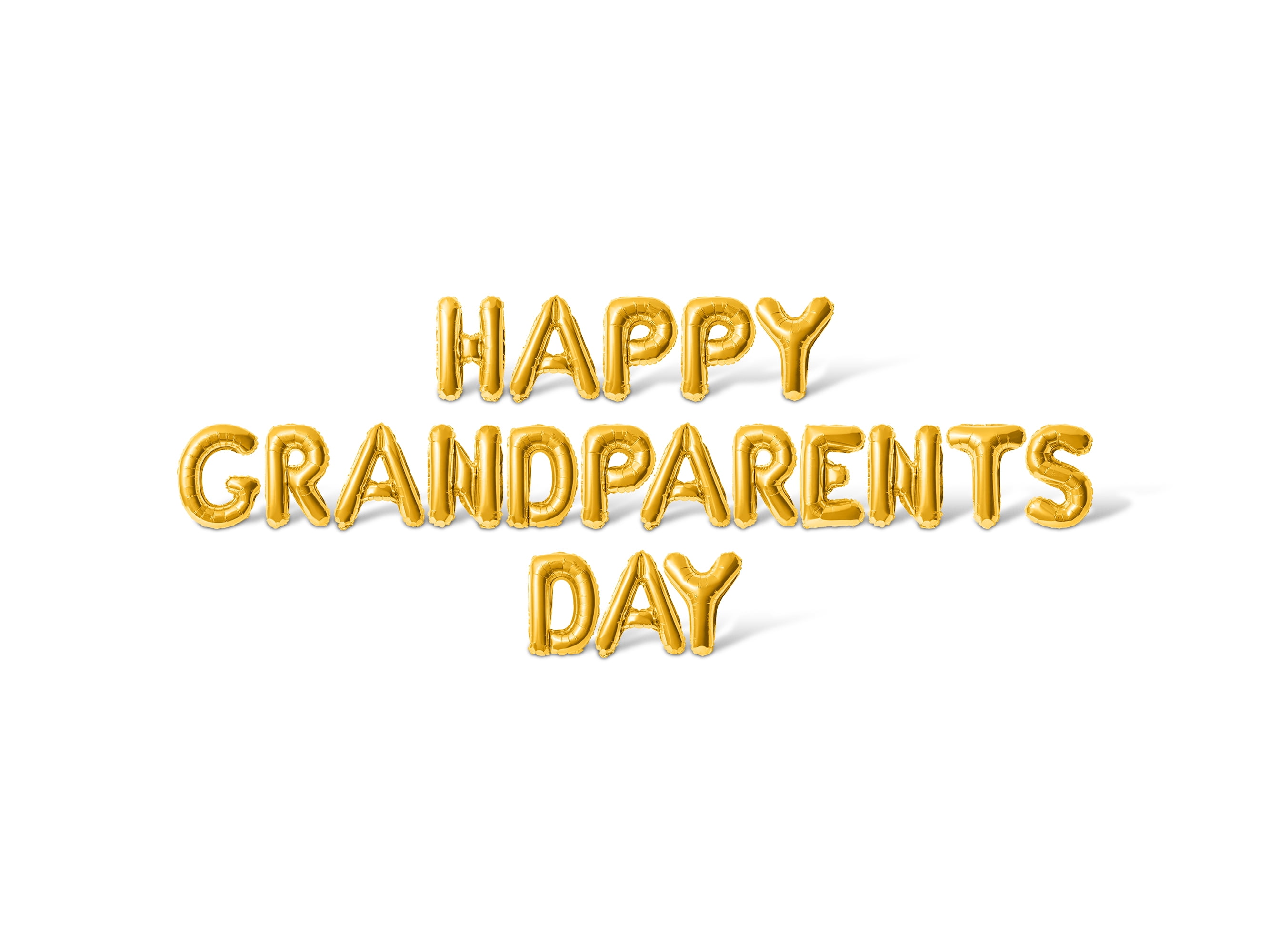 Letter Balloons - HAPPY GRANDPARENTS DAY 16" Inch Alphabet Letters Foil ...