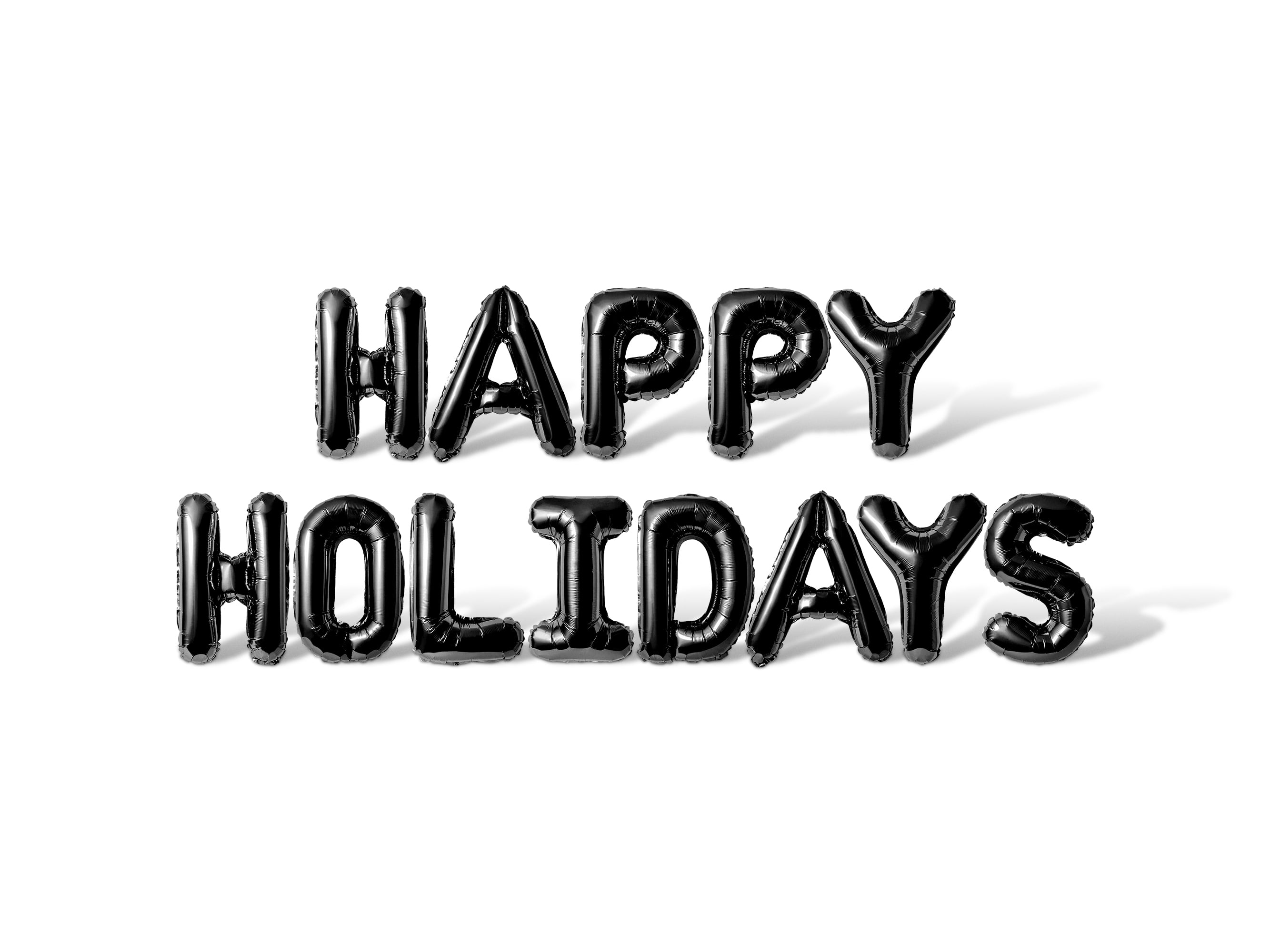 Letter Balloons - HAPPY HOLIDAYS 16" Inch Alphabet Letters Foil Mylar ...