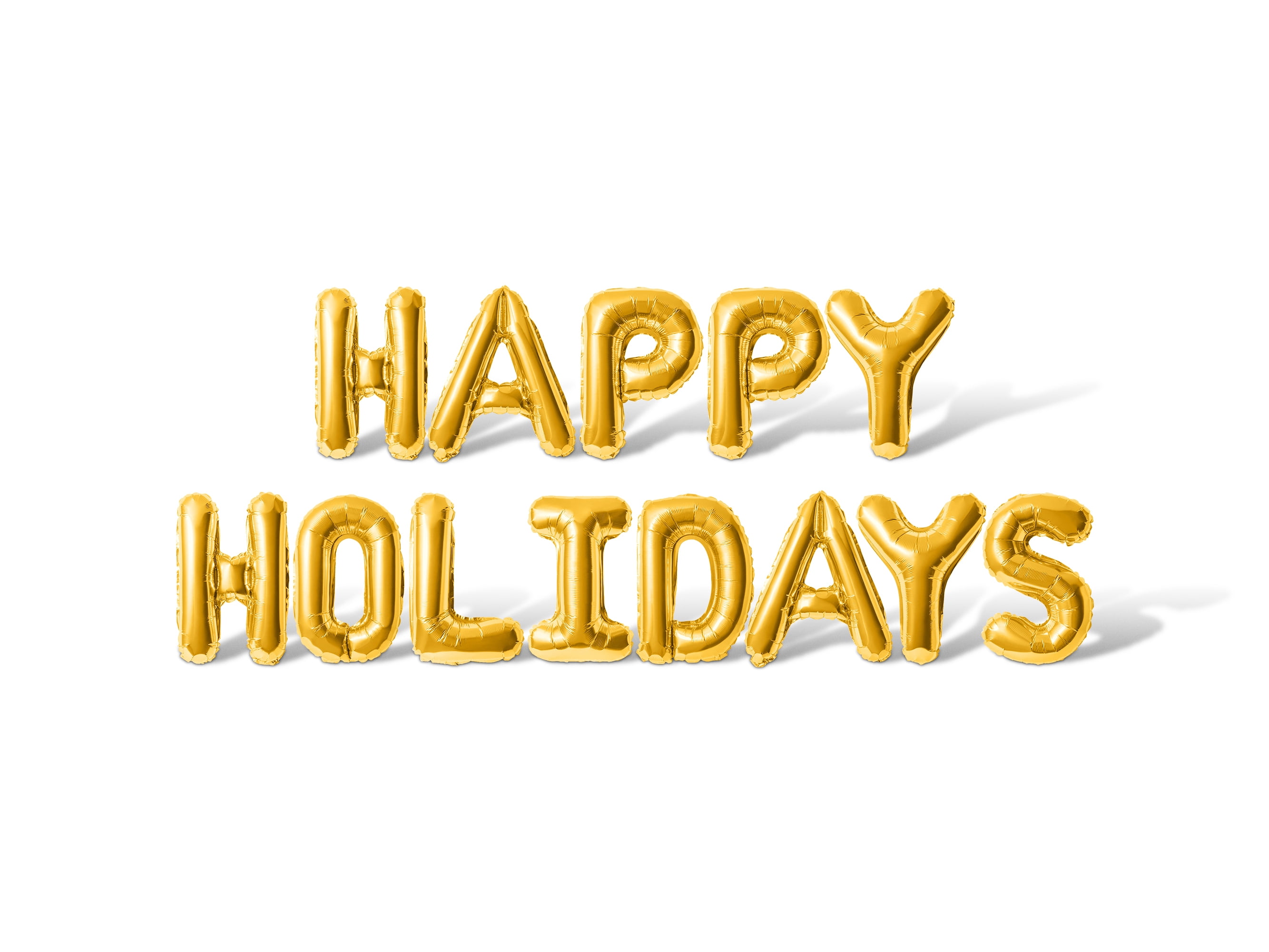 Letter Balloons - HAPPY HOLIDAYS 16" Inch Alphabet Letters Foil Mylar ...