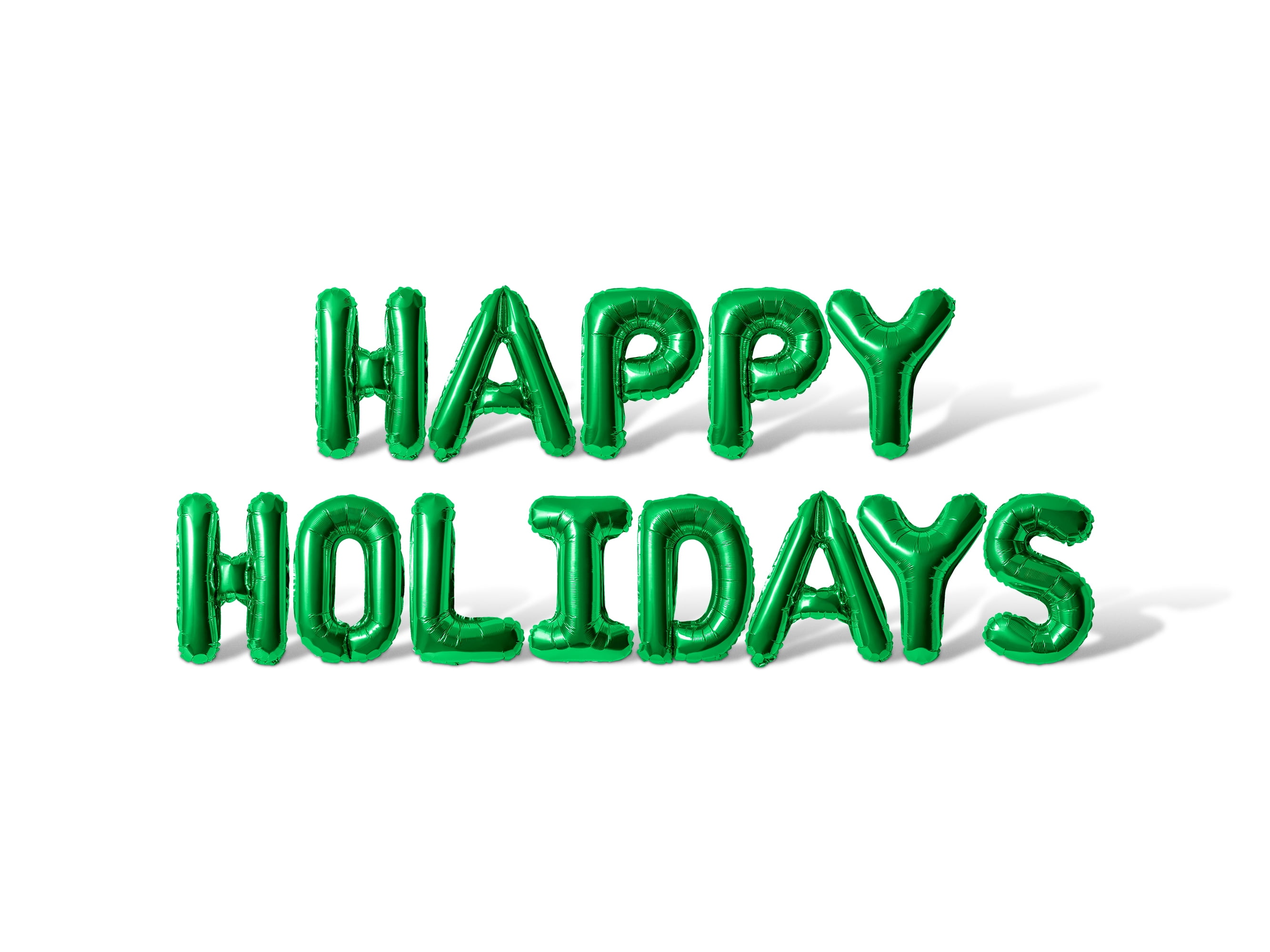 Letter Balloons - HAPPY HOLIDAYS 16" Inch Alphabet Letters Foil Mylar ...