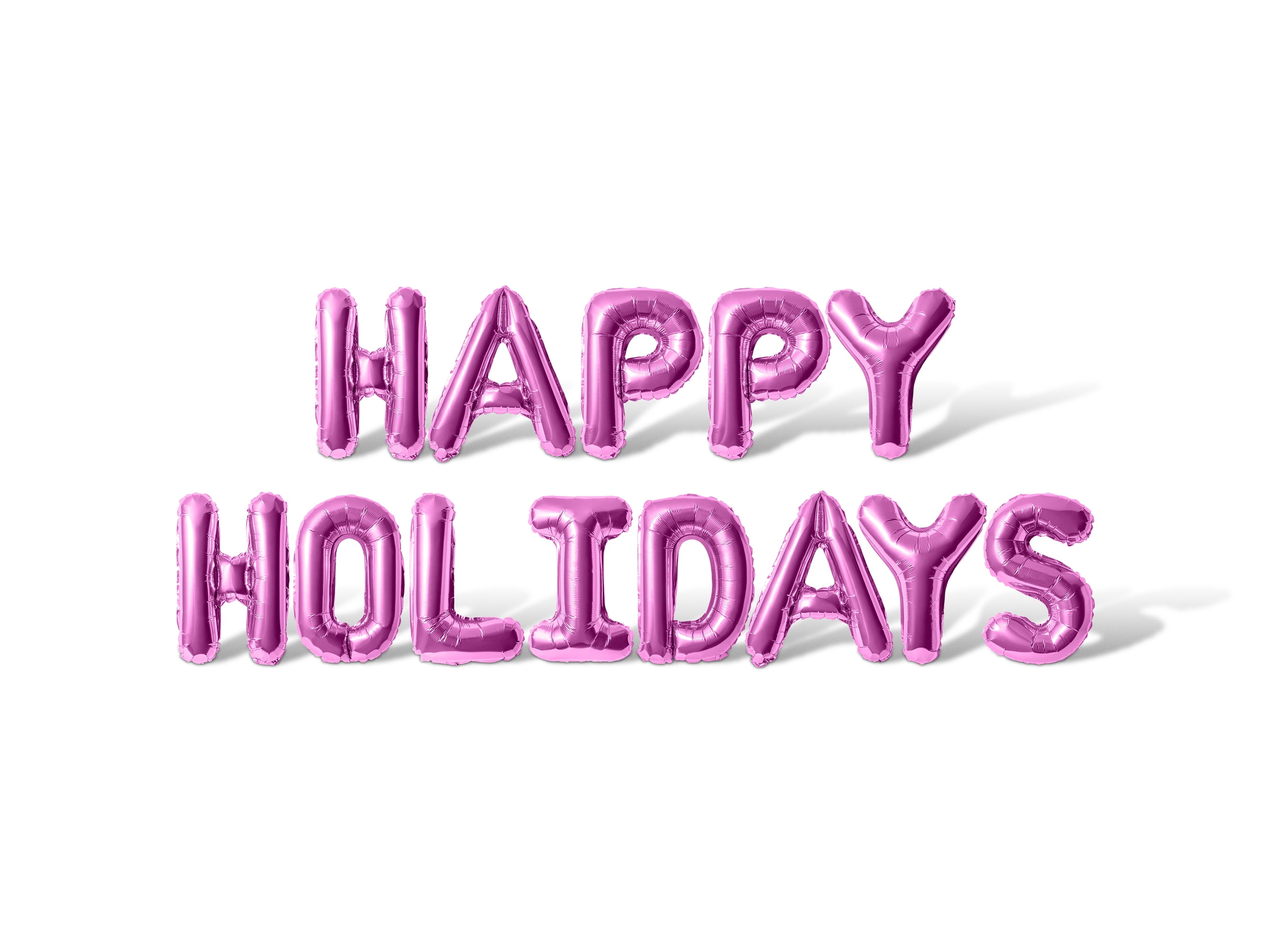 Letter Balloons - HAPPY HOLIDAYS 16" Inch Alphabet Letters Foil Mylar ...