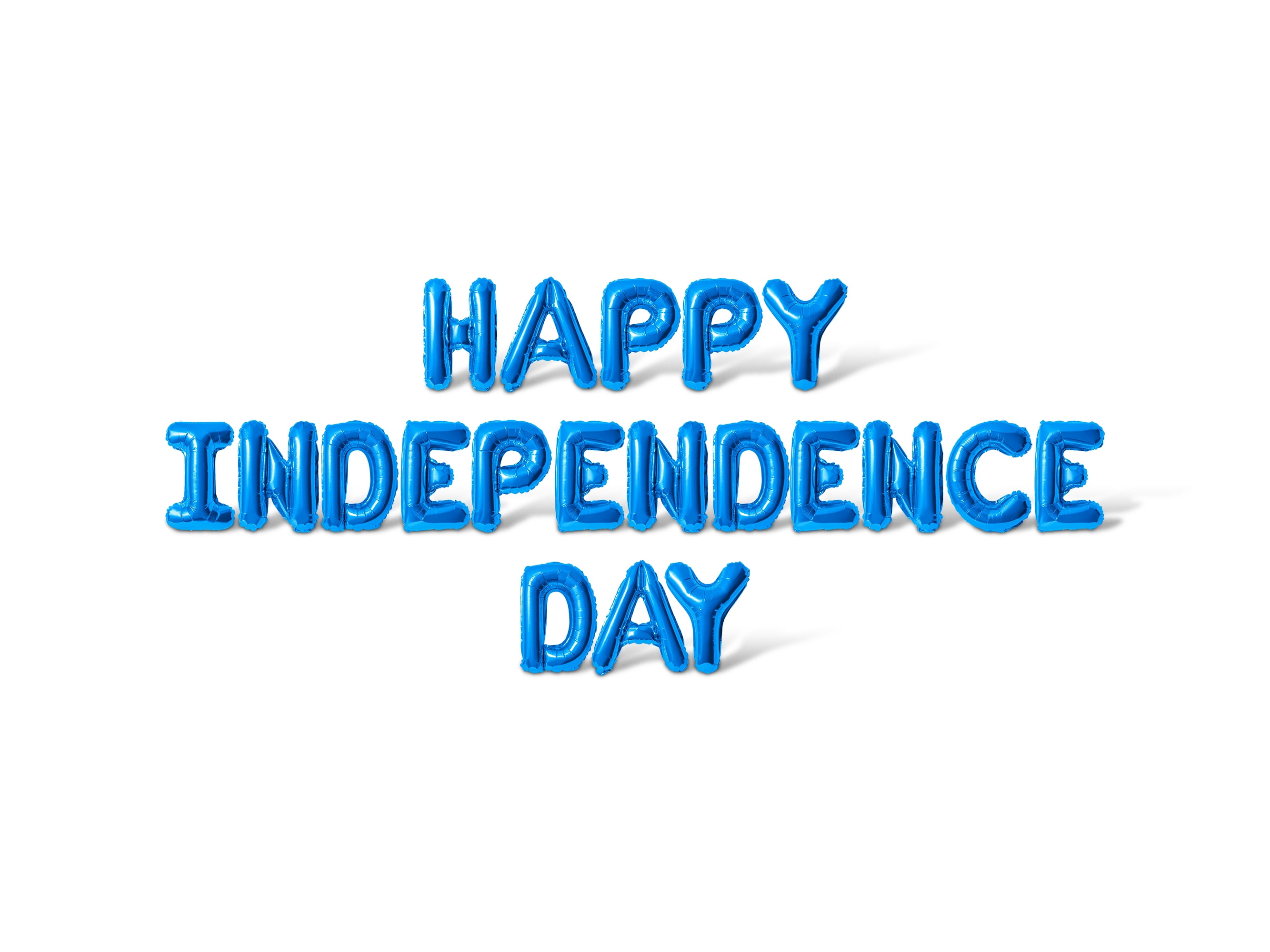 Letter Balloons - HAPPY INDEPENDENCE DAY 16" Inch Alphabet Letters Foil ...