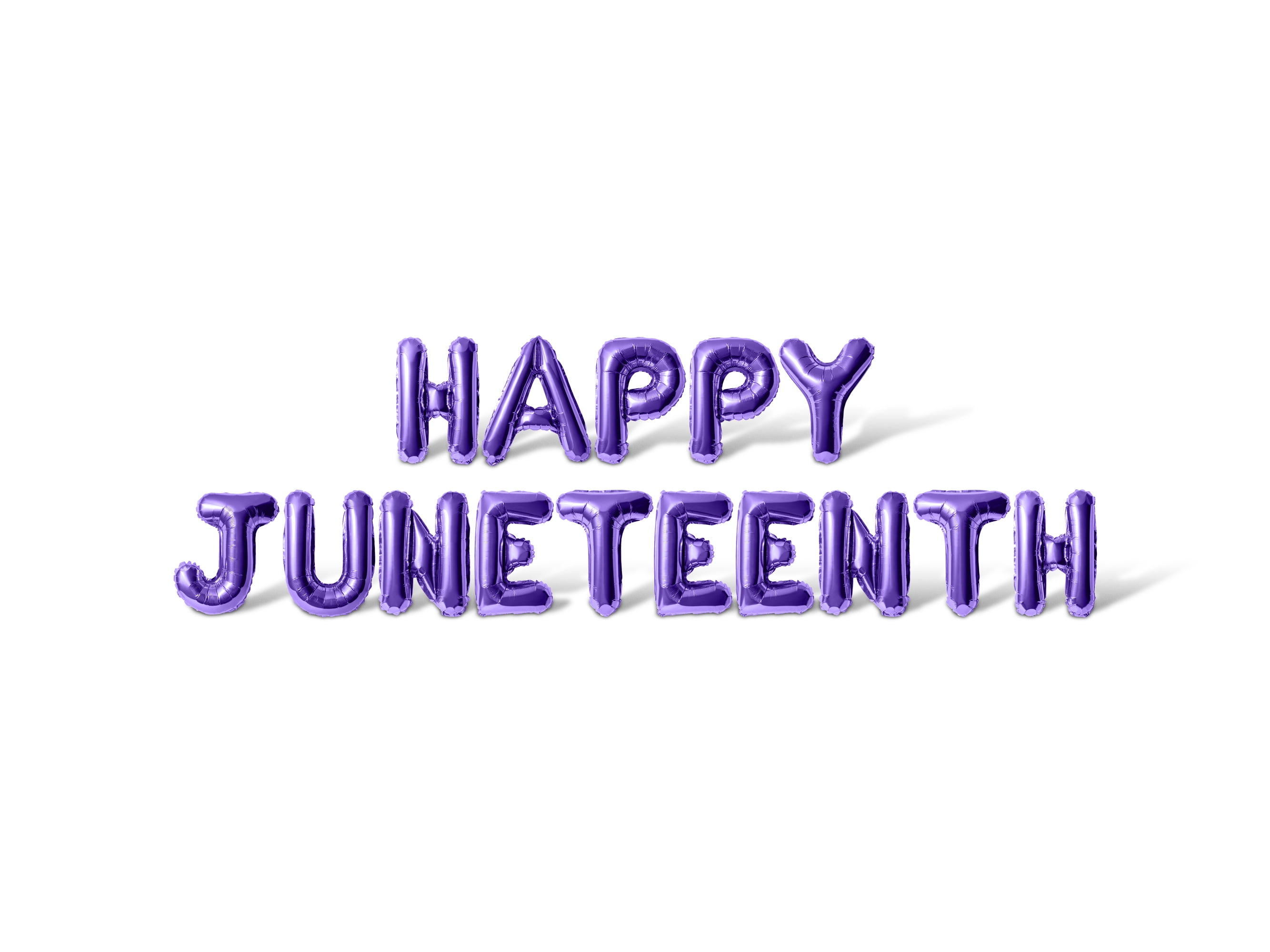 Letter Balloons - HAPPY JUNETEENTH 16" Inch Alphabet Letters Foil Mylar ...