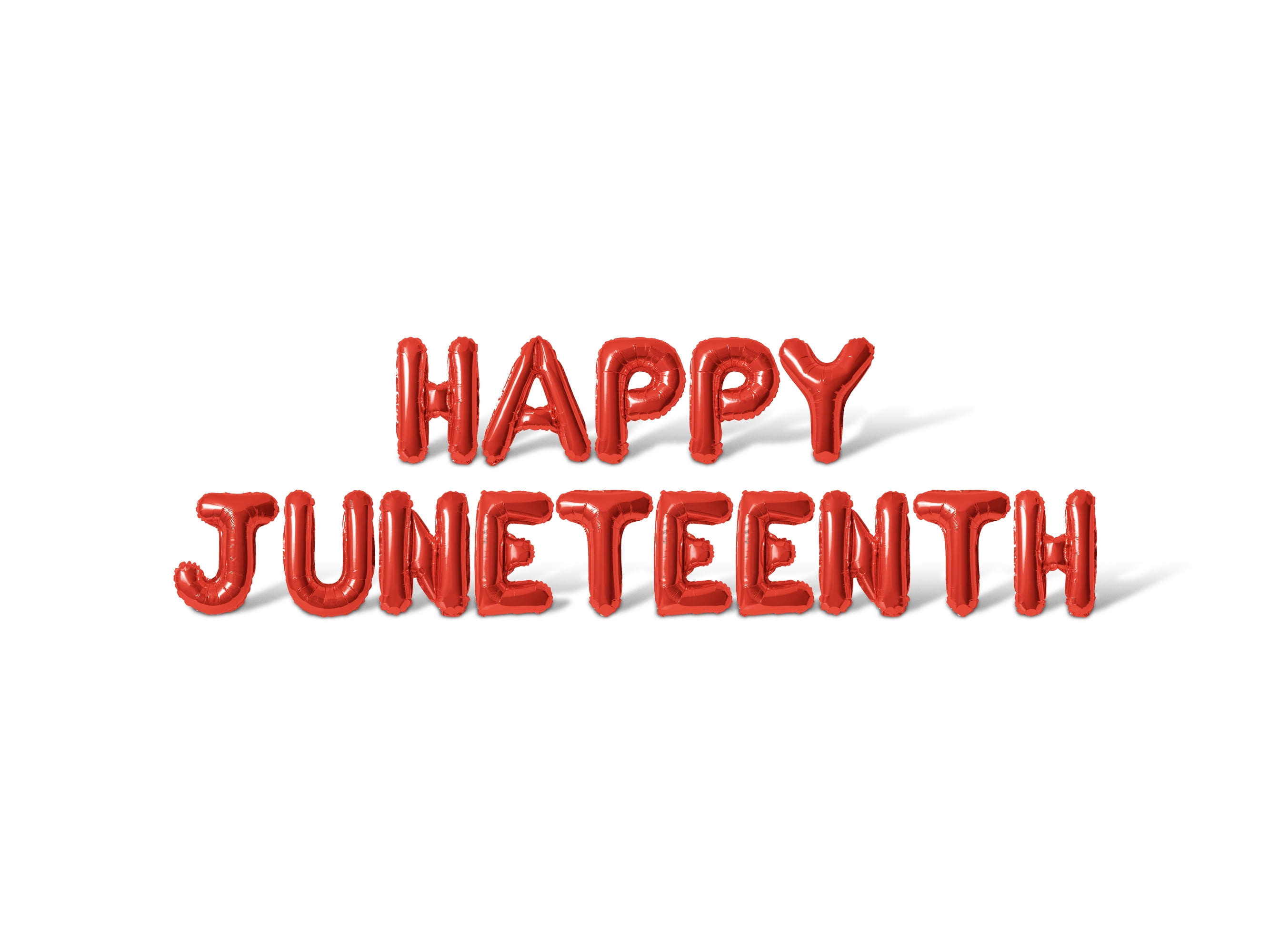 Letter Balloons - HAPPY JUNETEENTH 16" Inch Alphabet Letters Foil Mylar ...