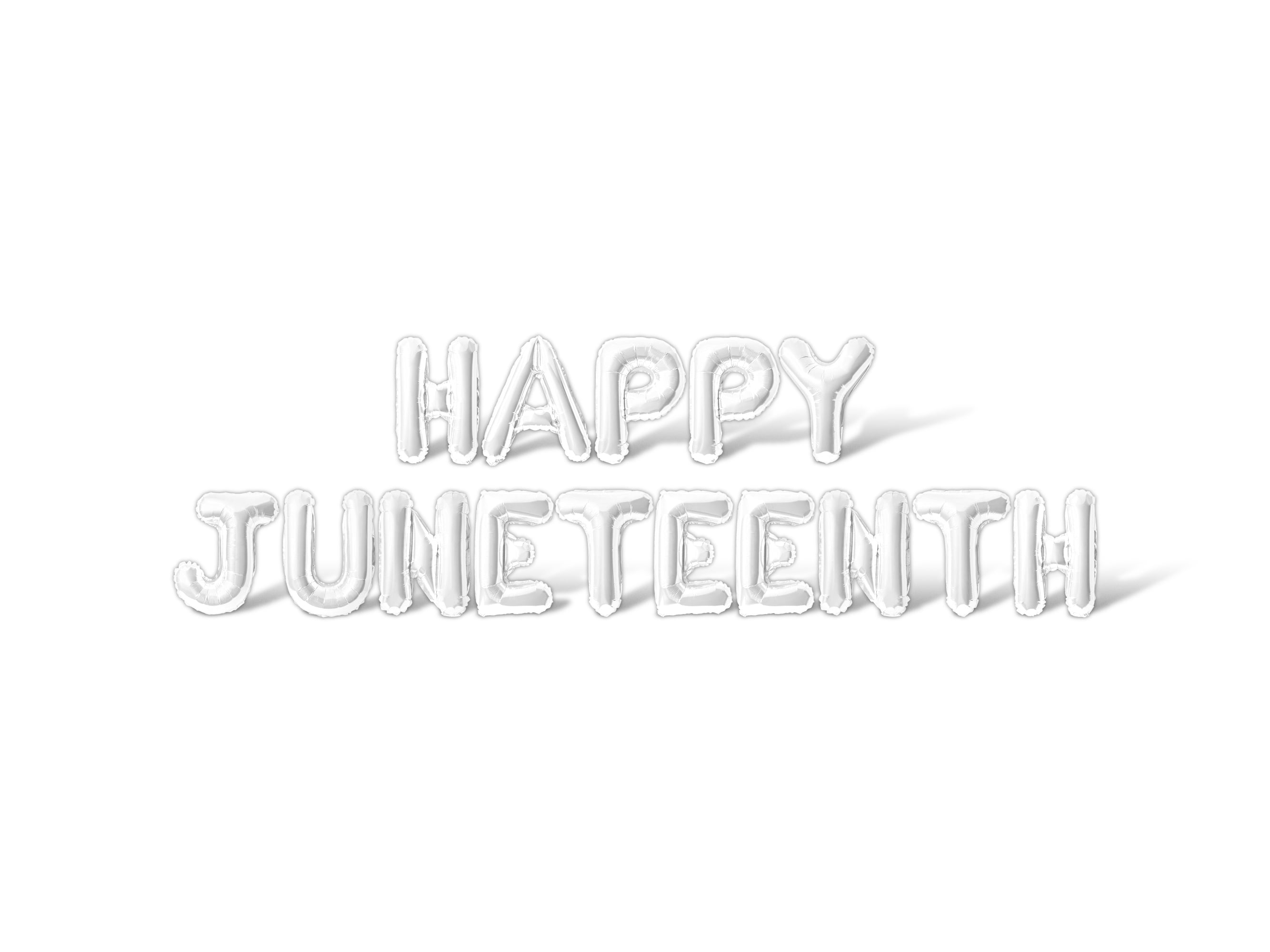 Letter Balloons - HAPPY JUNETEENTH 16" Inch Alphabet Letters Foil Mylar ...
