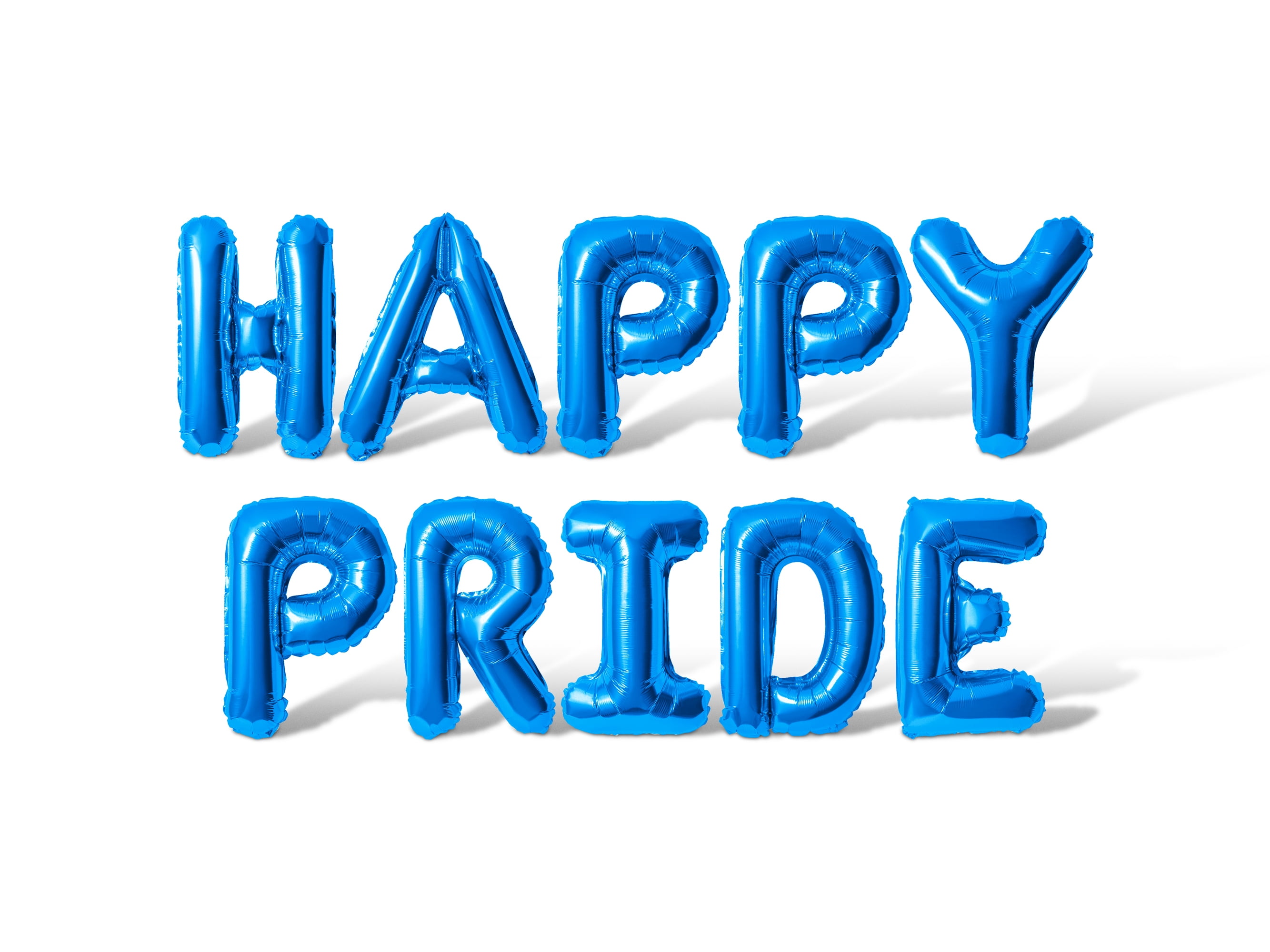 Letter Balloons - HAPPY PRIDE 16" Inch Alphabet Letters Foil Mylar ...