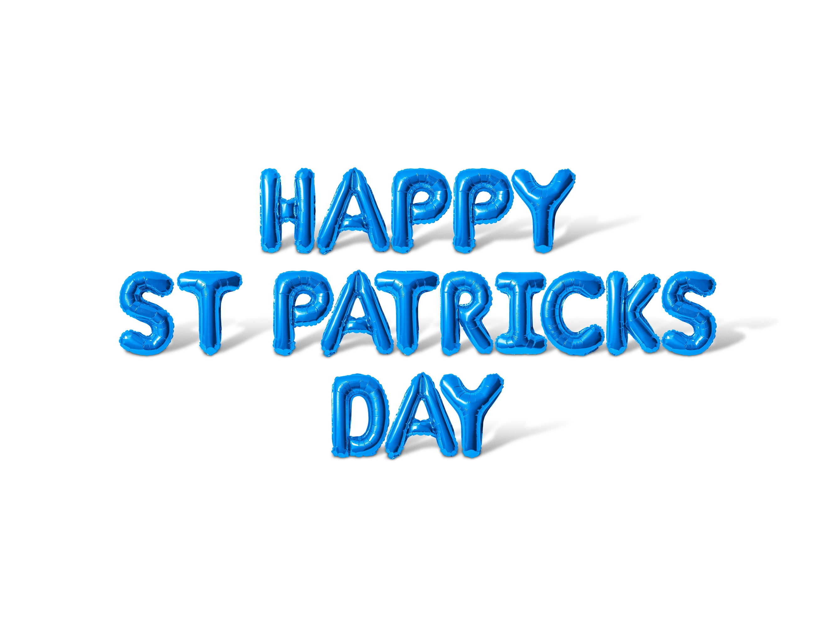 Letter Balloons - HAPPY ST PATRICKS DAY 16" Inch Alphabet Letters Foil ...