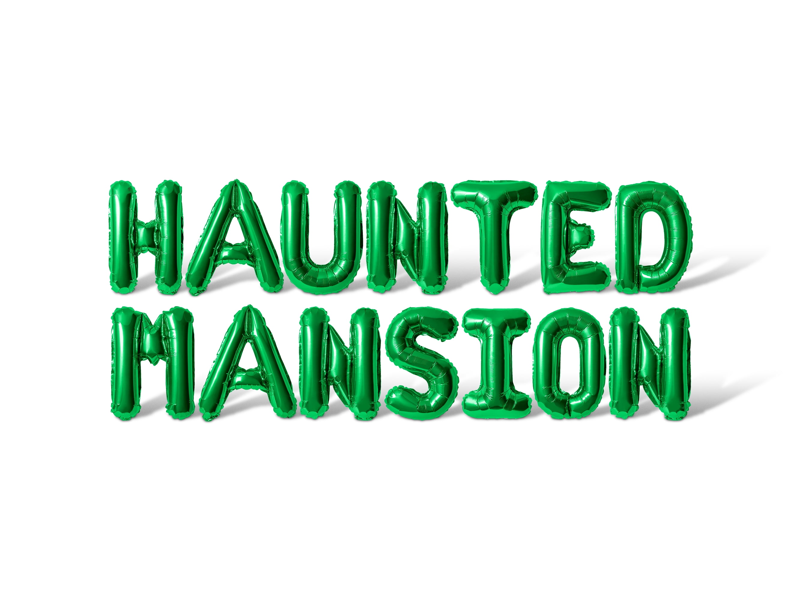 Letter Balloons - HAUNTED MANSION 16" Inch Alphabet Letters Foil Mylar ...