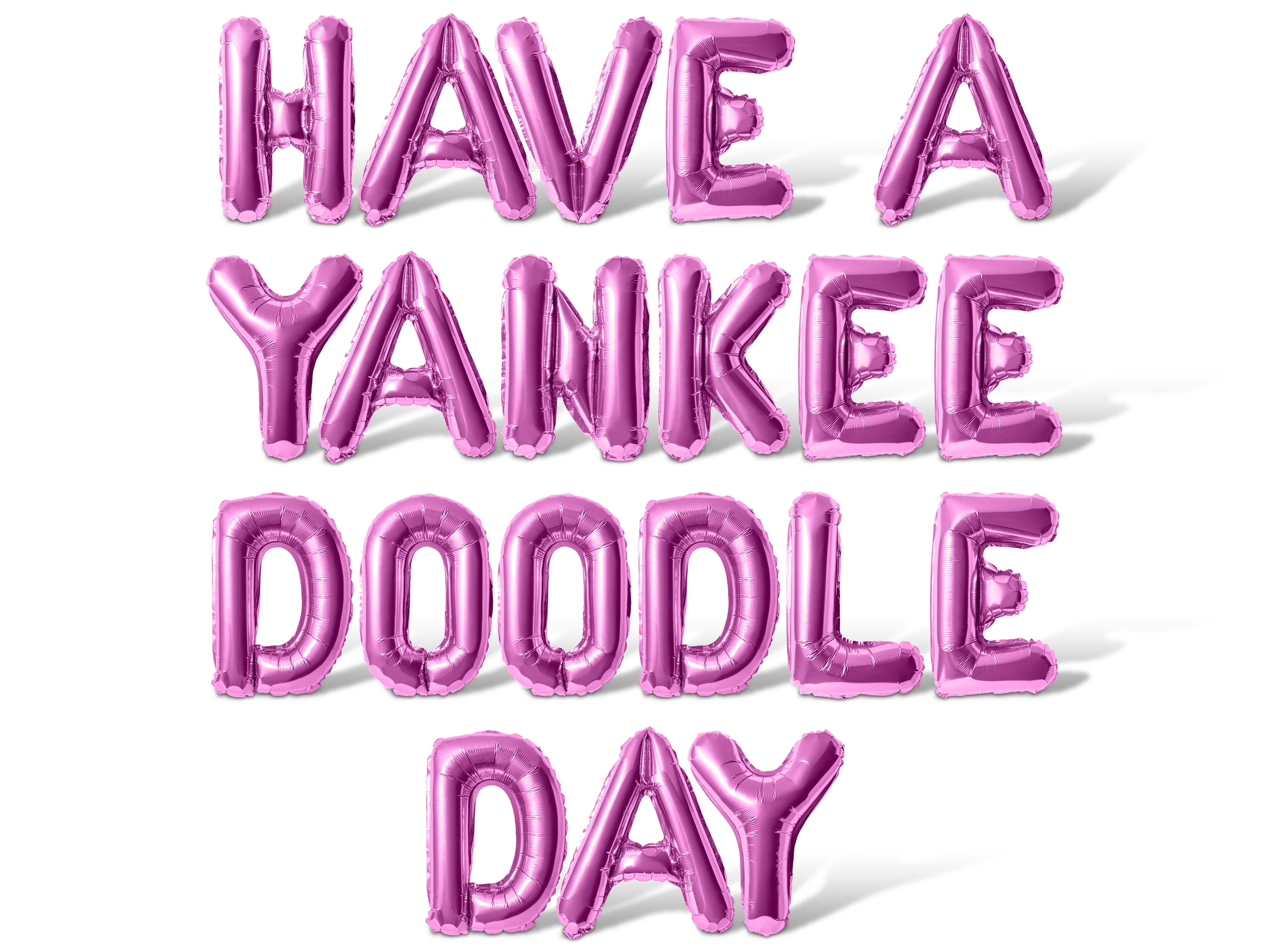 Letter Balloons - HAVE A YANKEE DOODLE DAY 16" Inch Alphabet Letters ...