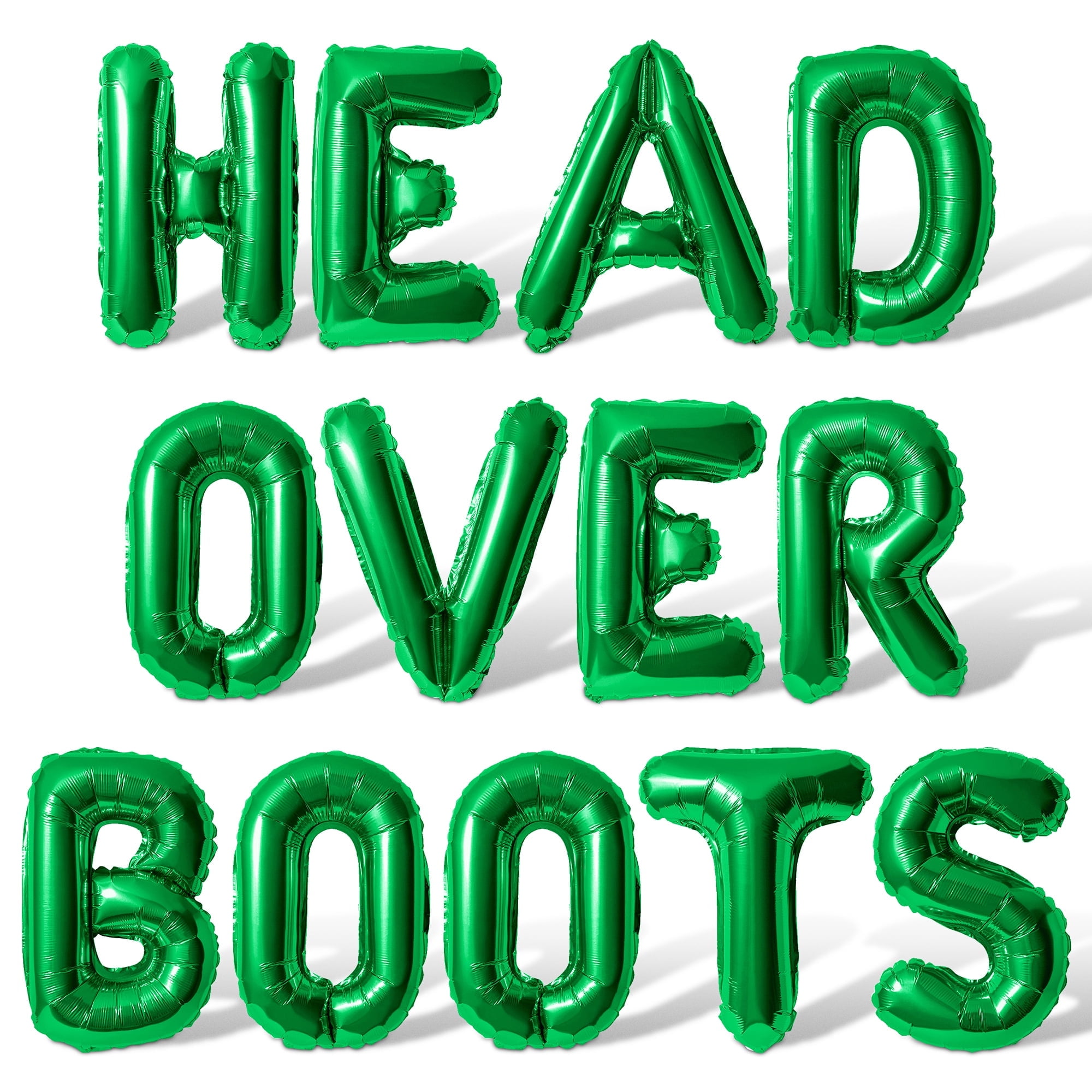 Letter Balloons - HEAD OVER BOOTS 16" Inch Alphabet Letters Foil Mylar ...