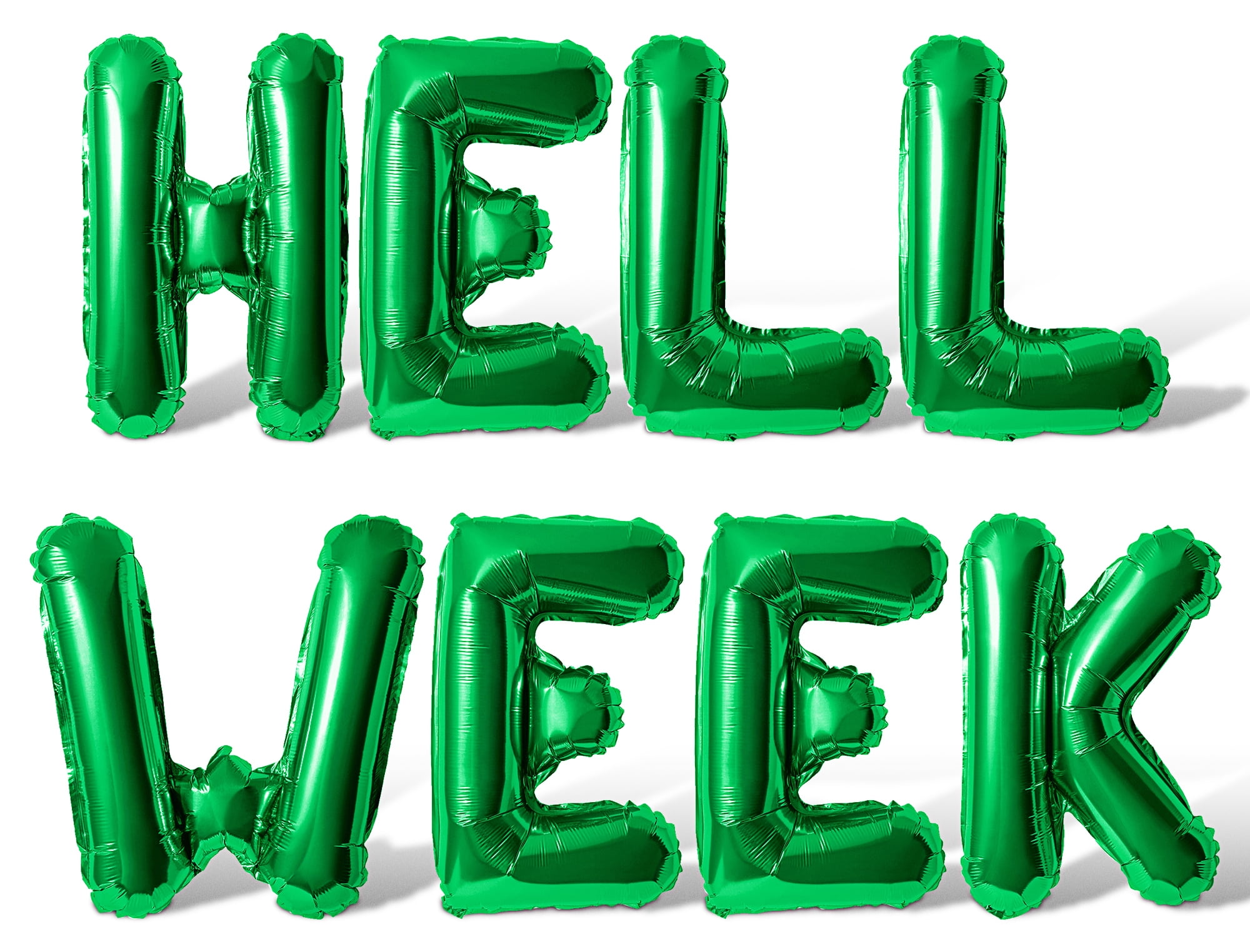 Letter Balloons - HELL WEEK 16" Inch Alphabet Letters Foil Mylar ...