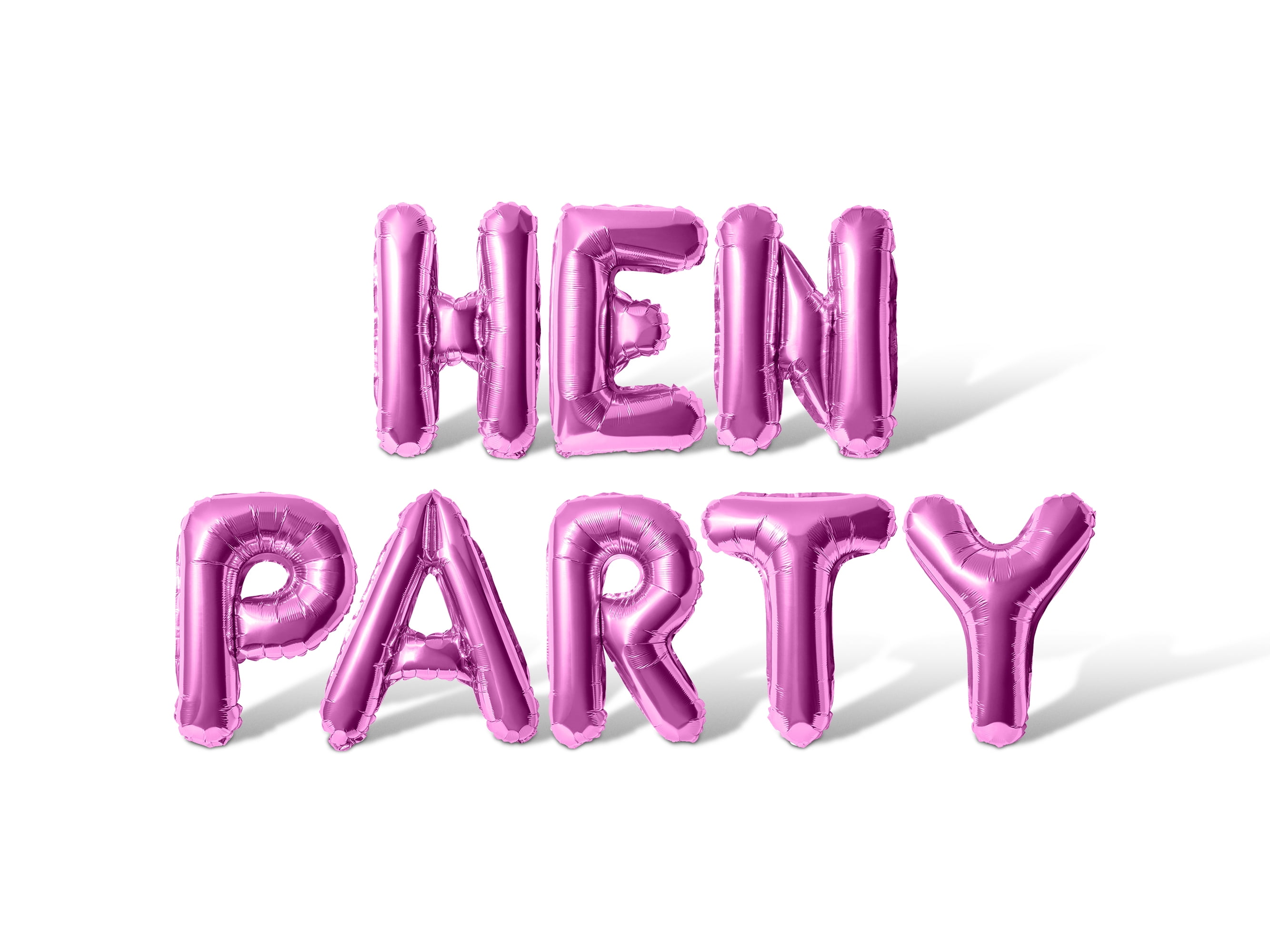 Letter Balloons - HEN PARTY 16" Inch Alphabet Letters Foil Mylar ...