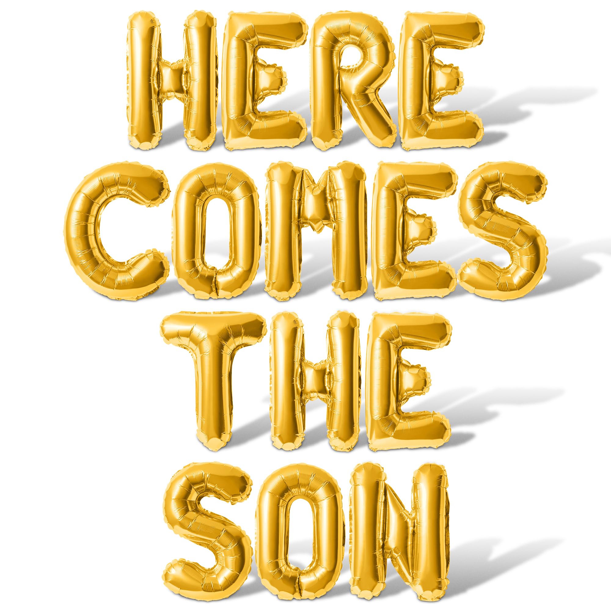 Letter Balloons - HERE OIF8 COMES THE SON 16" Inch Alphabet Letters ...