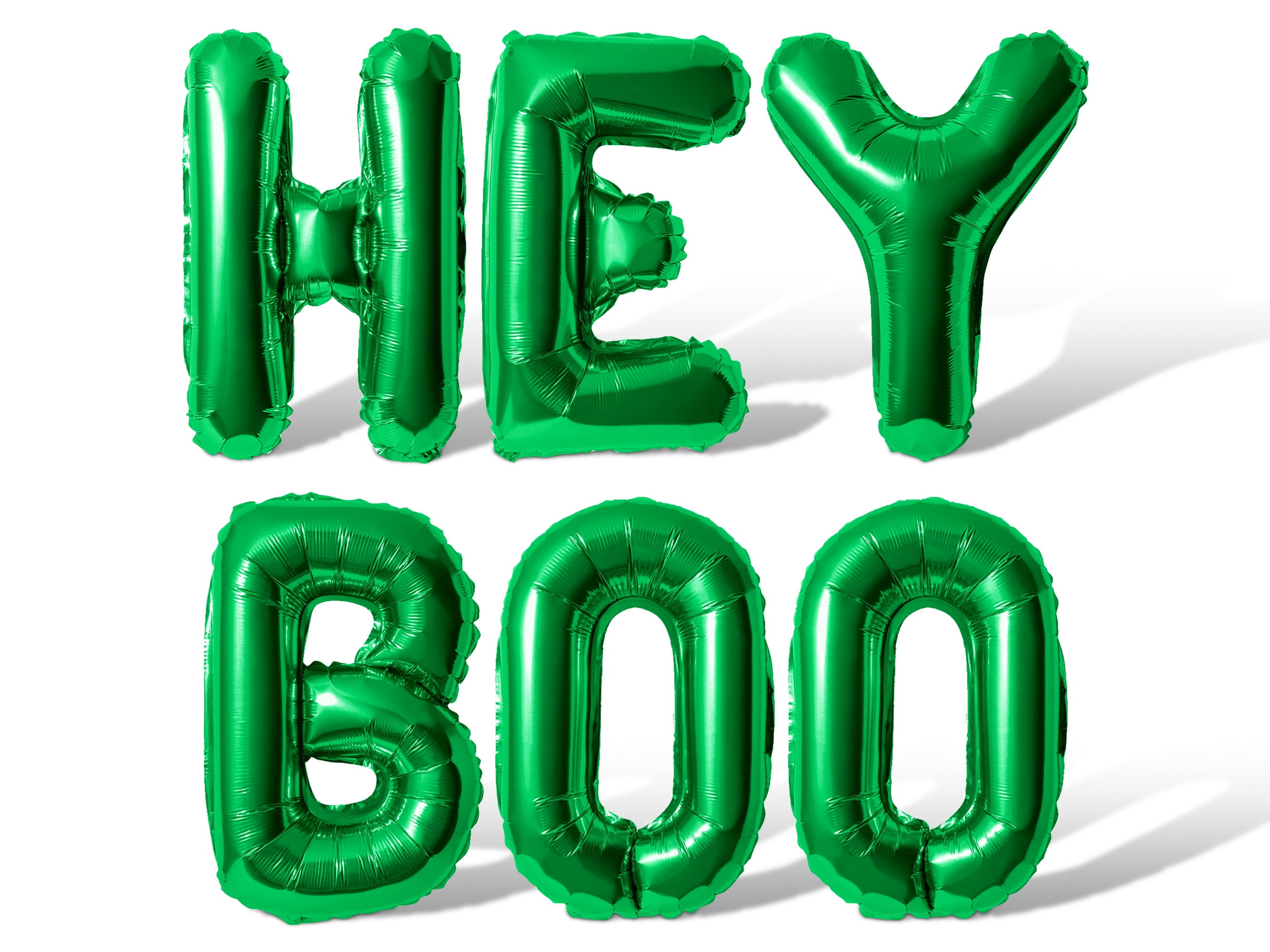 Letter Balloons - HEY BOO 16" Inch Alphabet Letters Foil Mylar Balloon ...