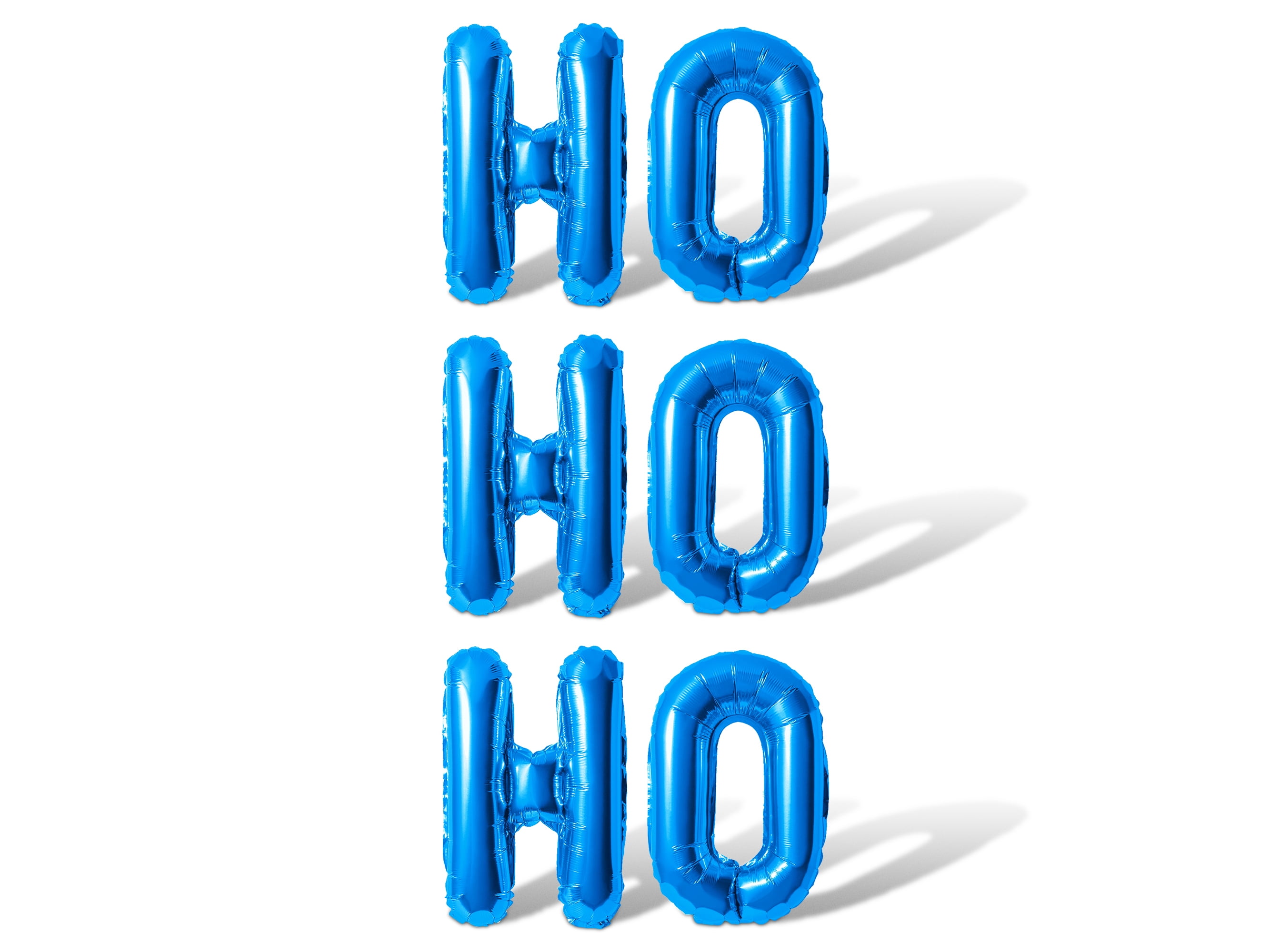 Letter Balloons - HO HO HO 16" Inch Alphabet Letters Foil Mylar Balloon ...