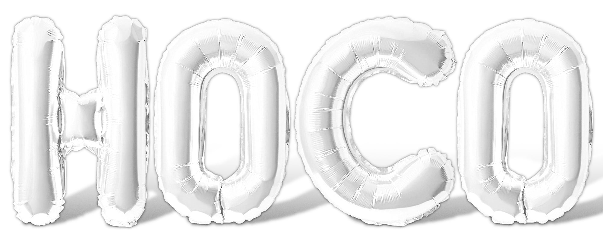 Letter Balloons - HOCO 16" Inch Alphabet Letters Foil Mylar Balloon ...