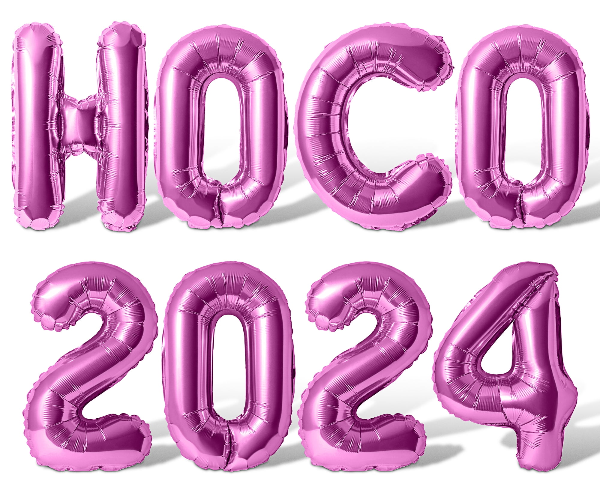 Letter Balloons - HOCO 2024 16" Inch Alphabet Letters Foil Mylar ...