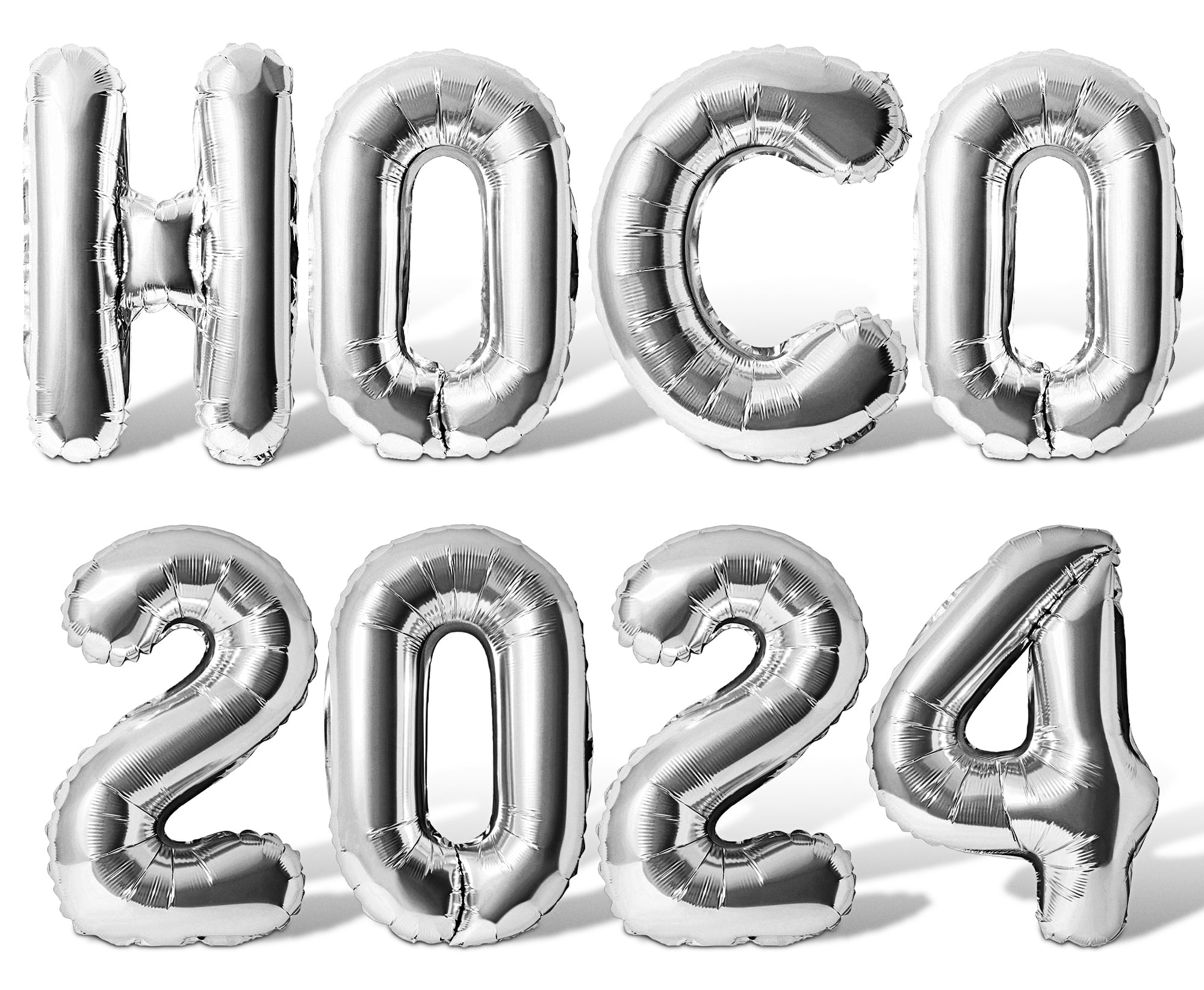 Letter Balloons - HOCO 2024 16" Inch Alphabet Letters Foil Mylar ...