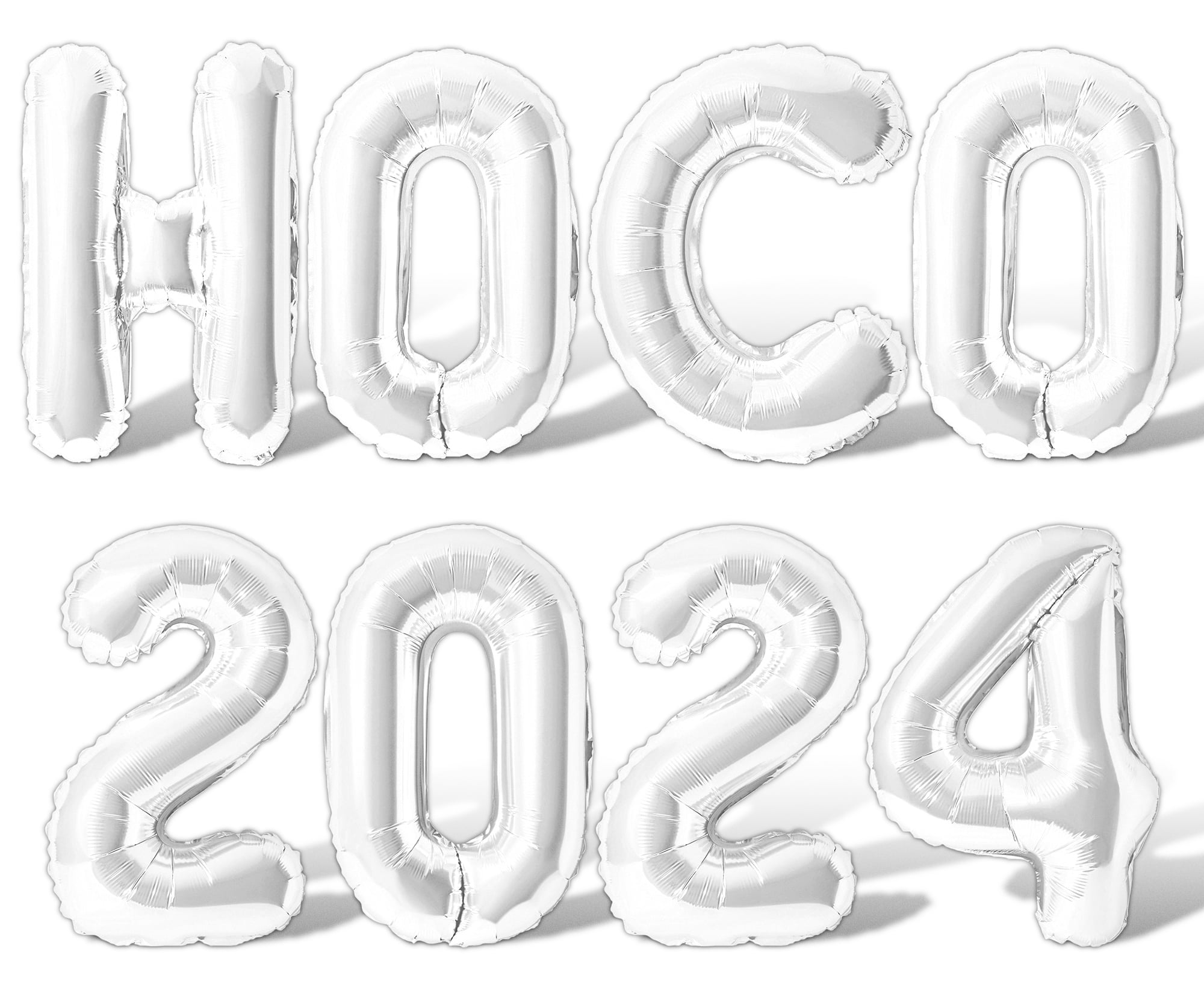 Letter Balloons - HOCO 2024 16" Inch Alphabet Letters Foil Mylar ...