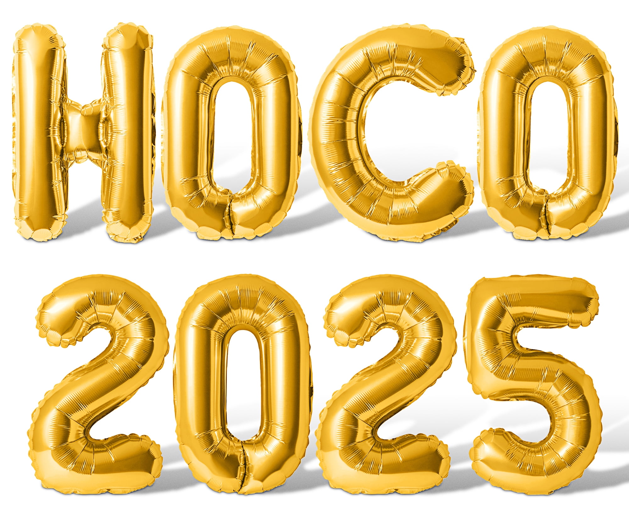 Letter Balloons - HOCO 2025 16" Inch Alphabet Letters Foil Mylar ...
