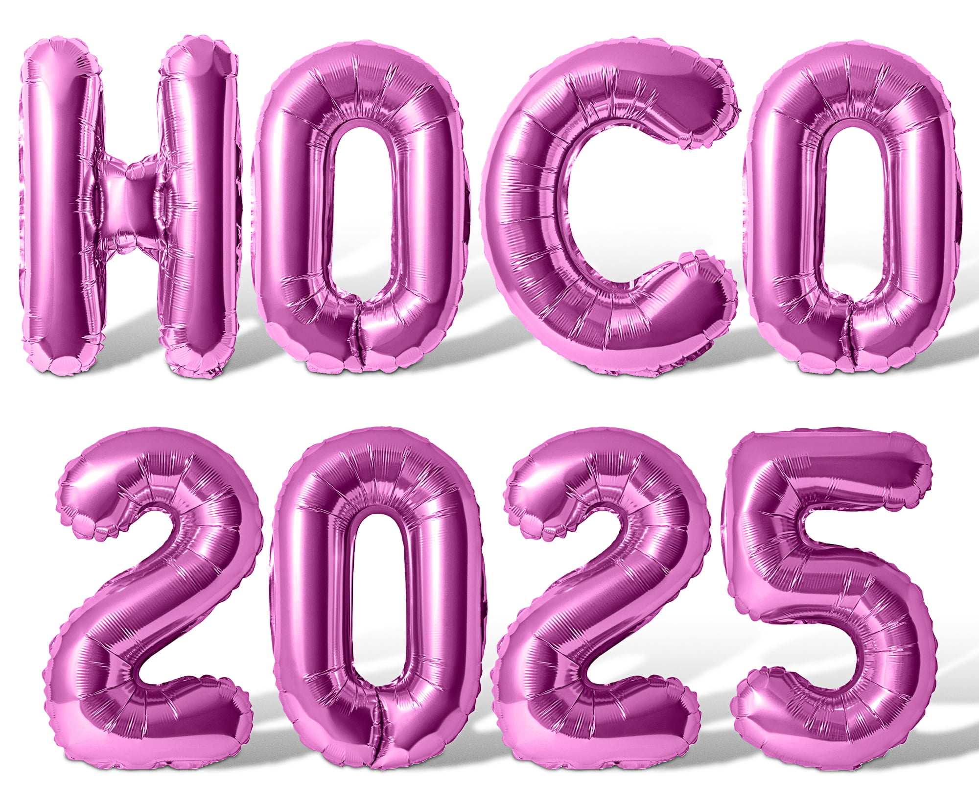 Letter Balloons - HOCO 2025 16" Inch Alphabet Letters Foil Mylar ...