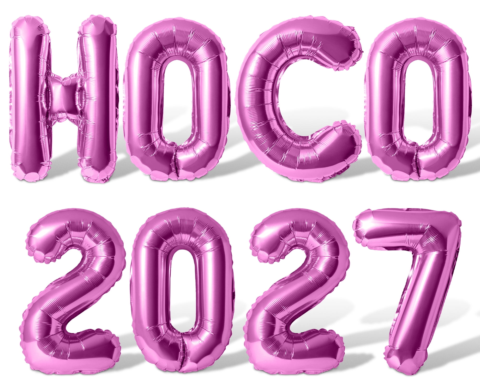 Letter Balloons - HOCO 2027 16" Inch Alphabet Letters Foil Mylar ...