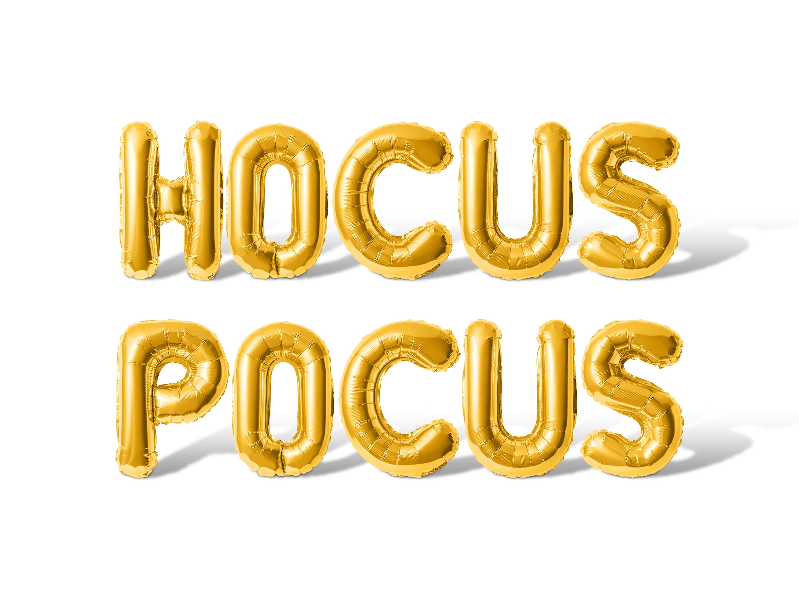 Letter Balloons - HOCUS POCUS 16" Inch Alphabet Letters Foil Mylar ...