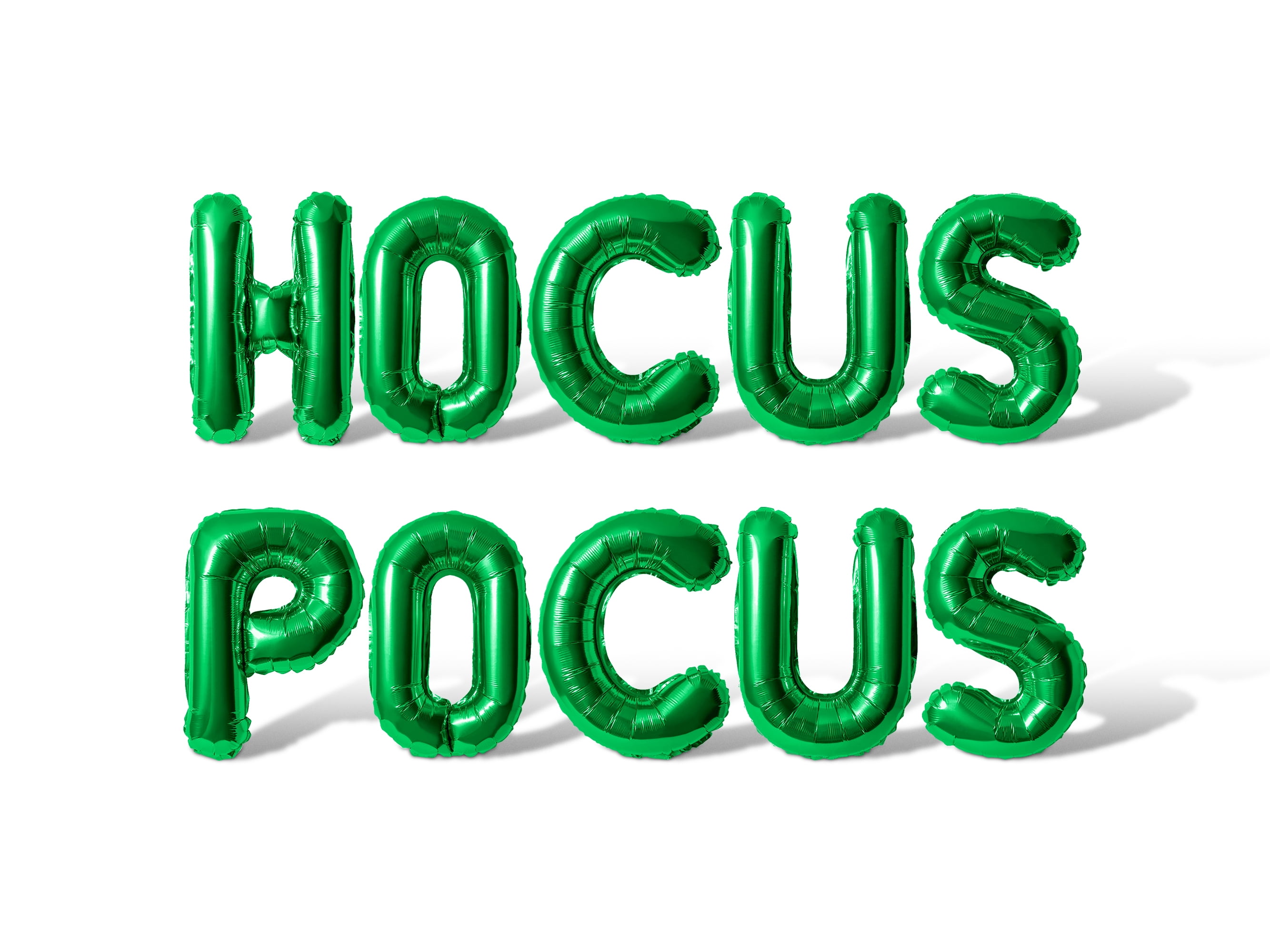 Letter Balloons - HOCUS POCUS 16" Inch Alphabet Letters Foil Mylar ...